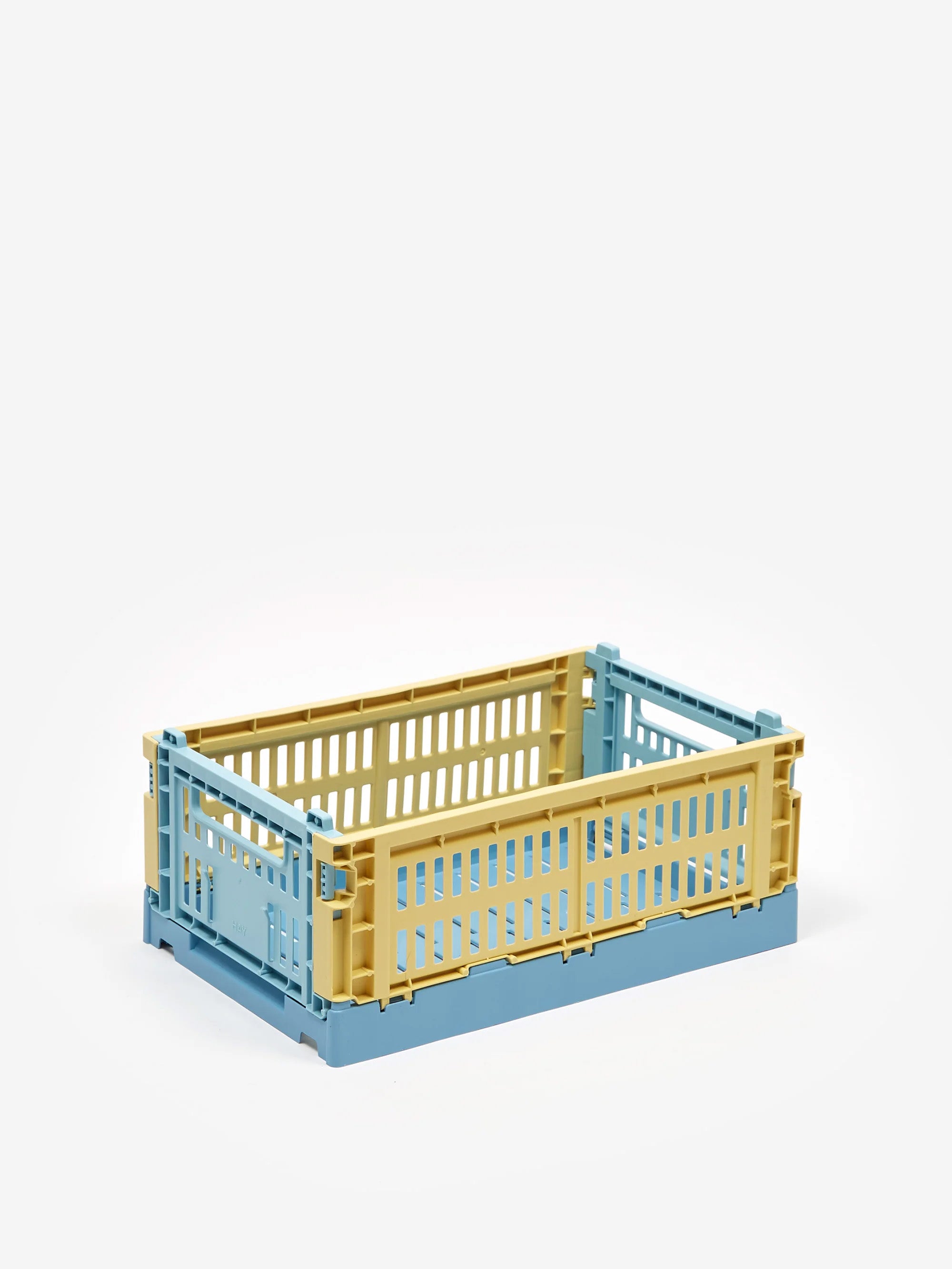 HAY Recycled Colour Crate Mix - Small - Dusty Yellow – Goodhood