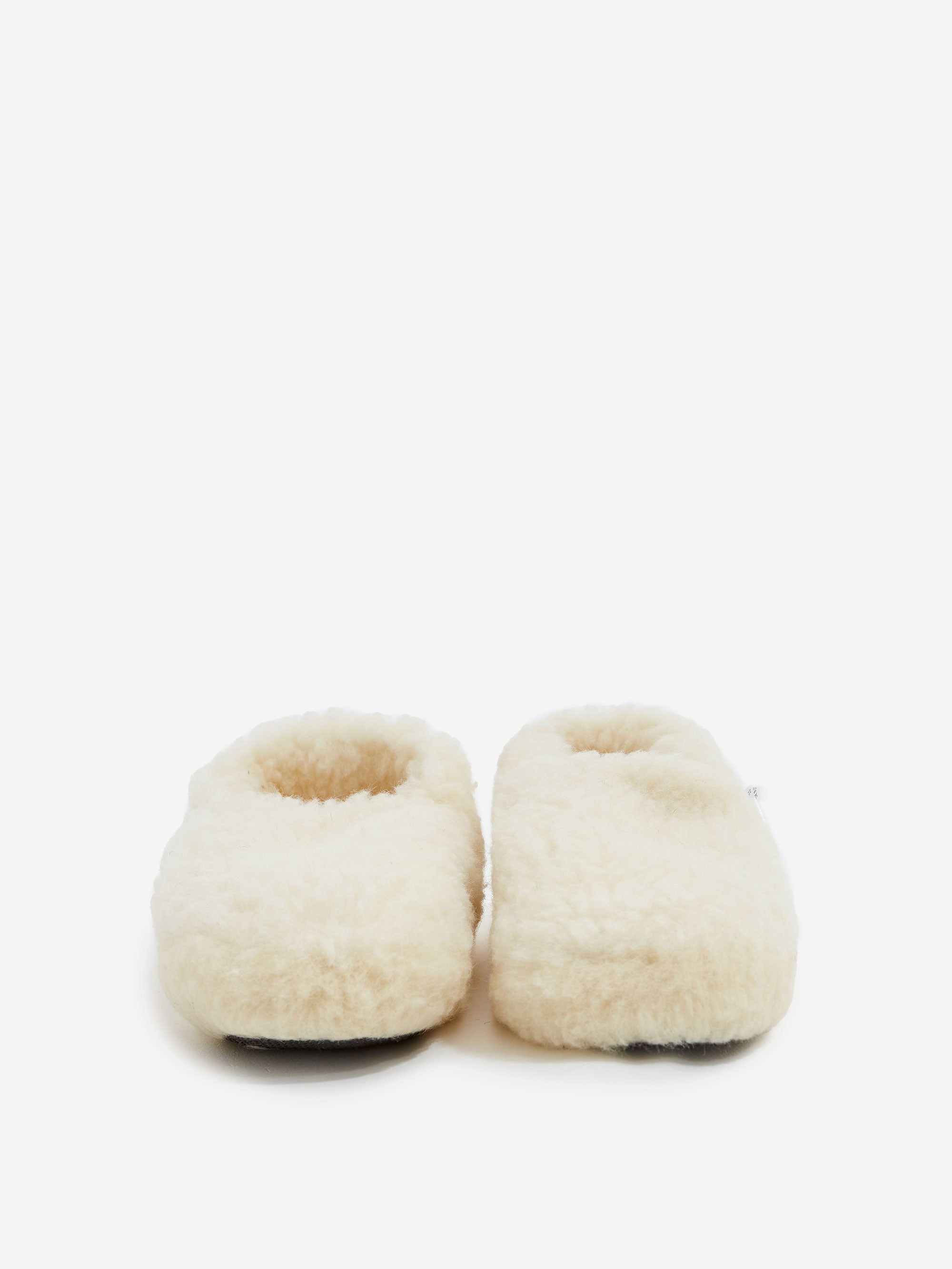 Yoko Wool x Goodhood Siberian Wool Slippers - All Natural