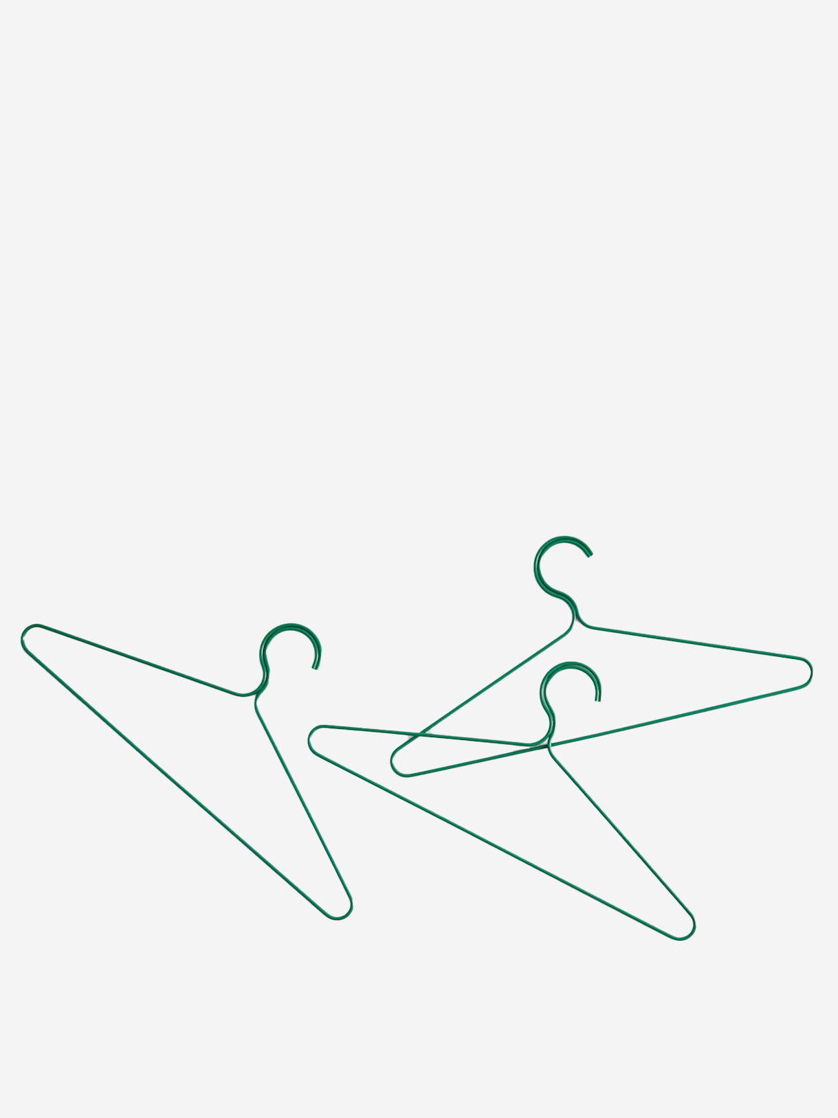 HAY Colour Hangers Set Of 3 - Jungle Green – Goodhood