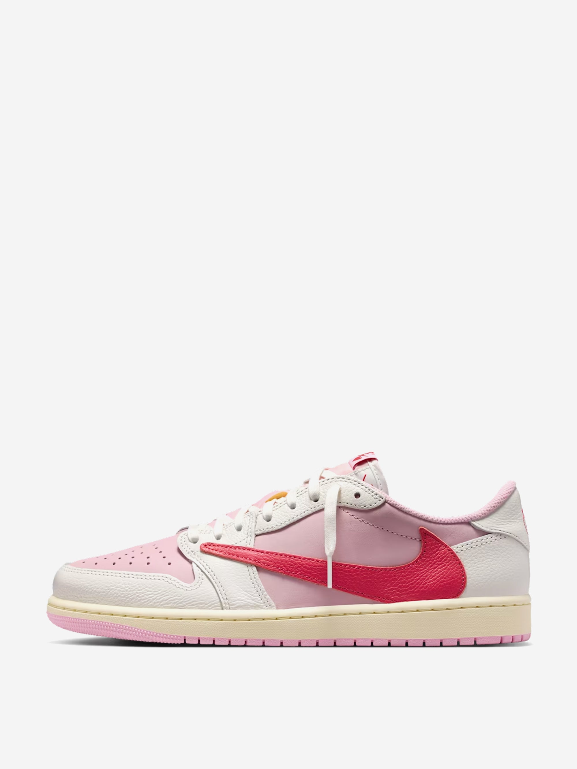 Air Jordan x Travis Scott 1 Low Og Sp - Sail/Tropical Pink-Shy Pink ...