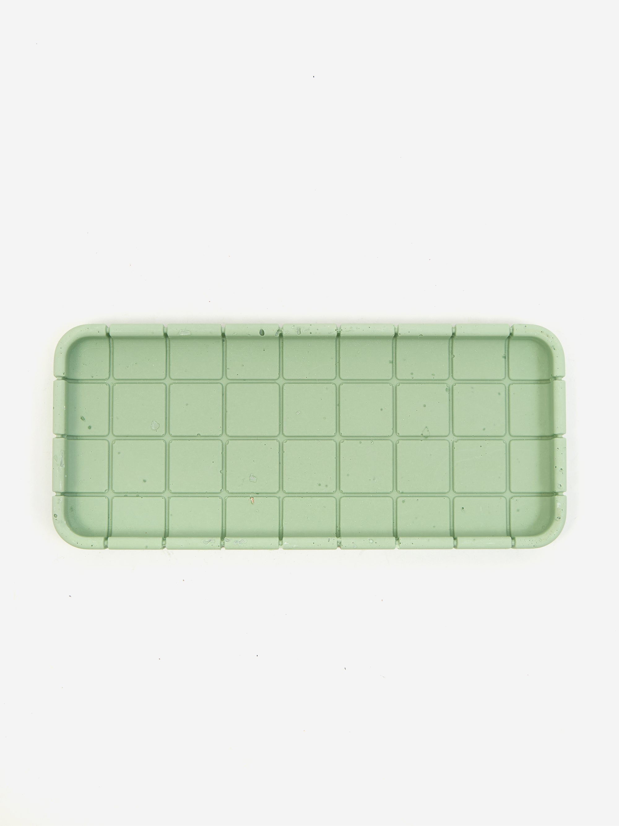 Block Design Tile Oblong Tray - Palm Green – Goodhood