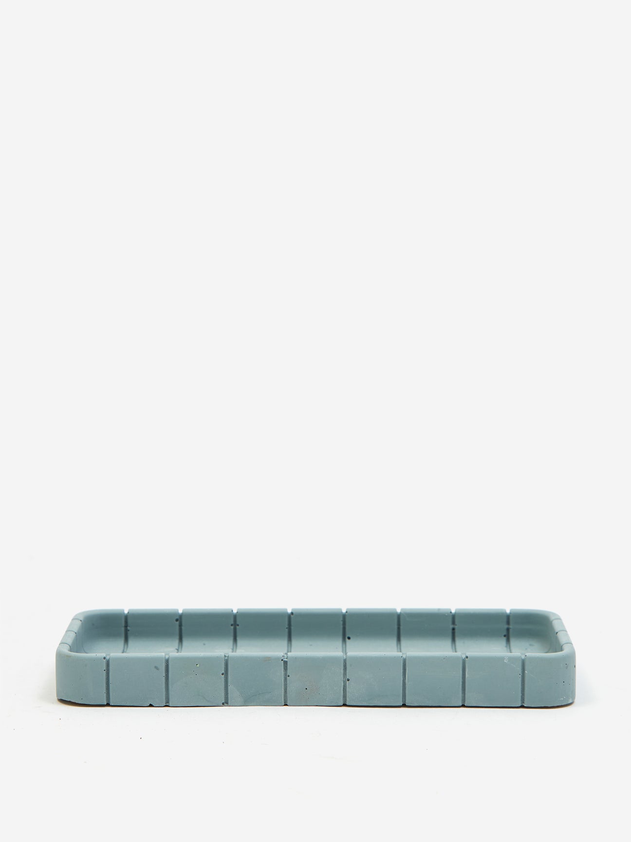 Block Design Tile Oblong Tray - Steel Blue – Goodhood