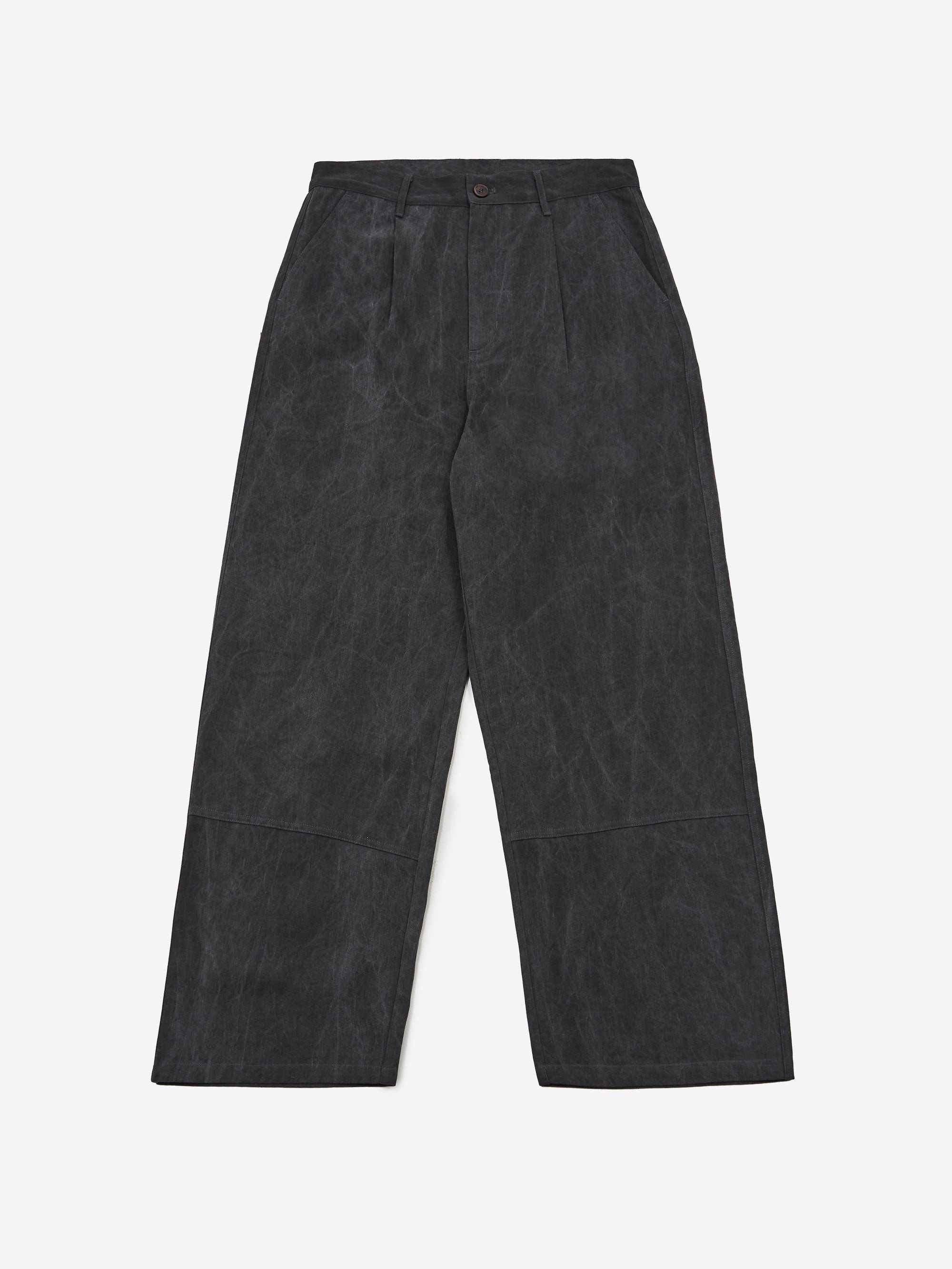 Candice Distant Washed Pleated Pants - Black – Goodhood