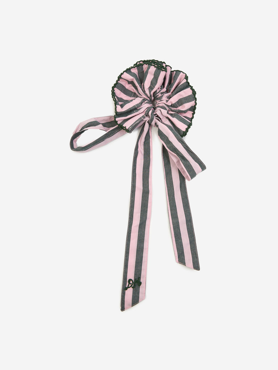 Damson Madder Garter Bun Wrap - Garden Tulle Stripe – Goodhood