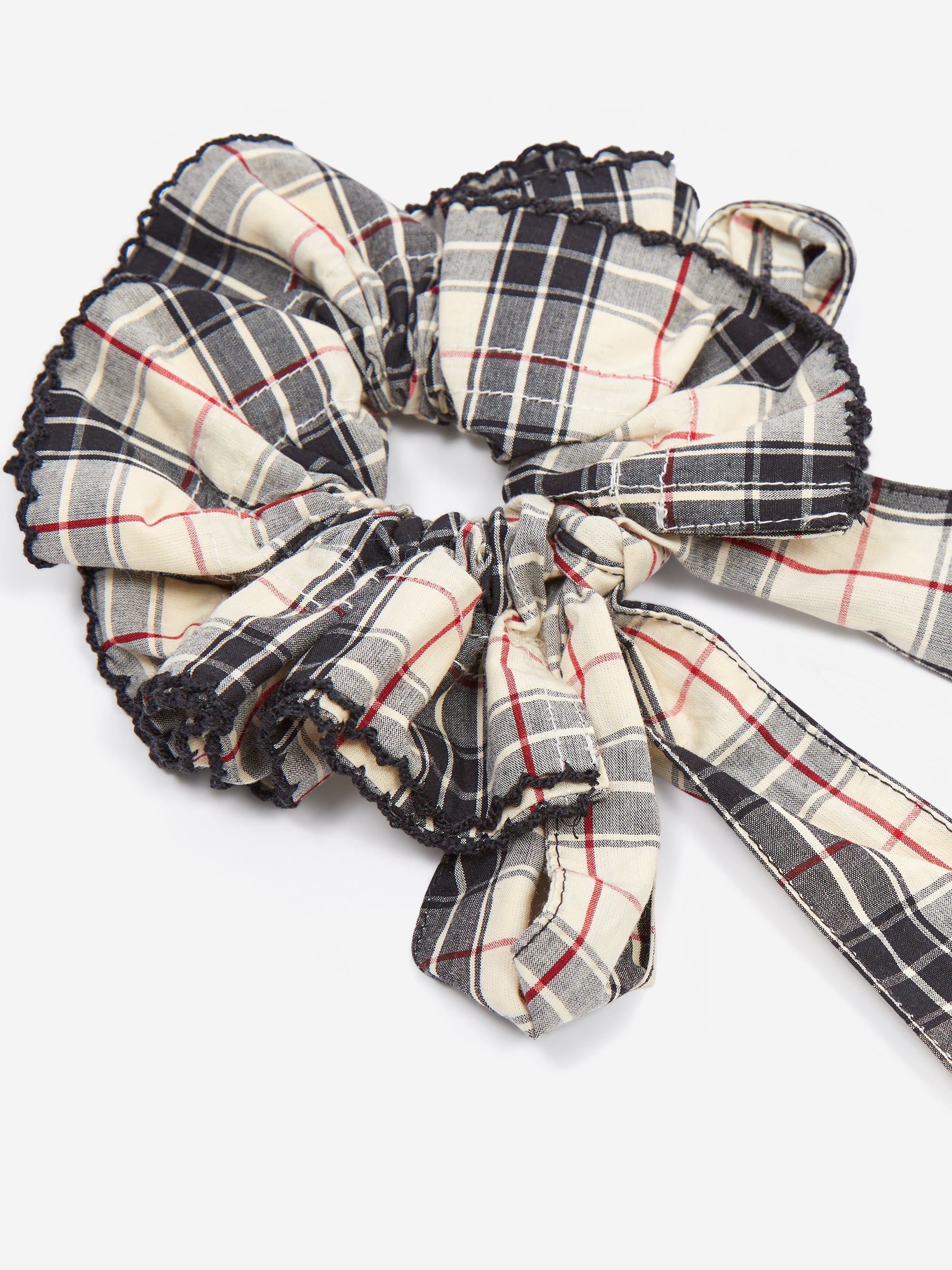 Damson Madder Garter Bun Wrap- Butter Check – Goodhood