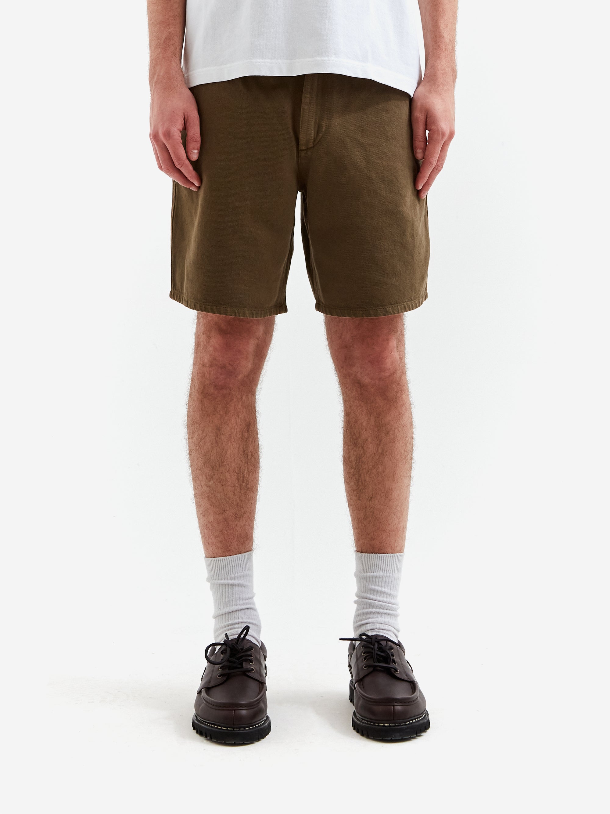 Foret Clay Shorts - Stone – Goodhood