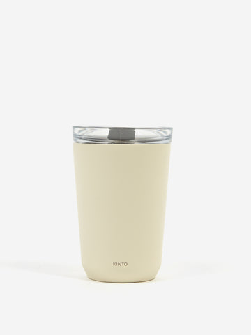 Kinto To Go Tumbler 360ml With Plug - White – Goodhood