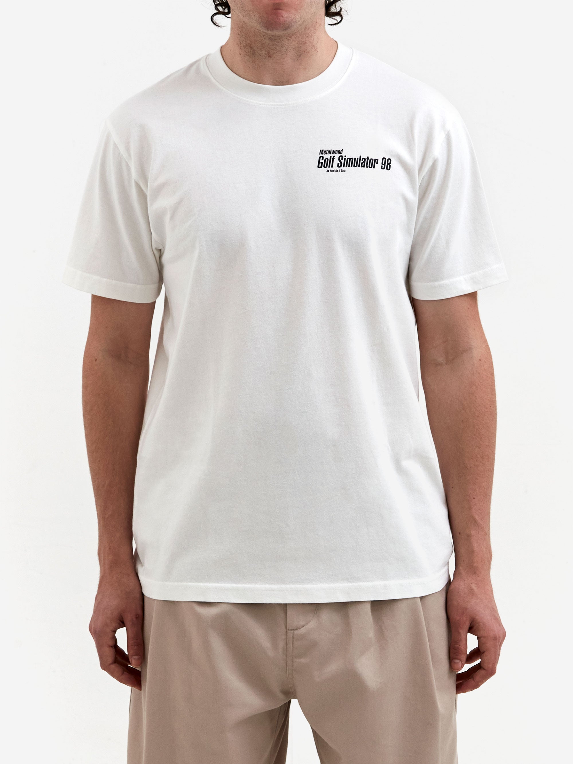 Metalwood Simulator 98 T-Shirt - White – Goodhood