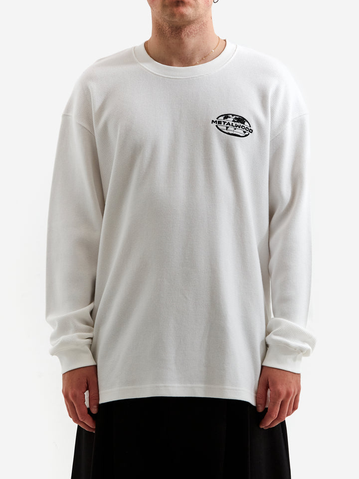 metalwood World Class LS Thermal Shirt - White – Goodhood