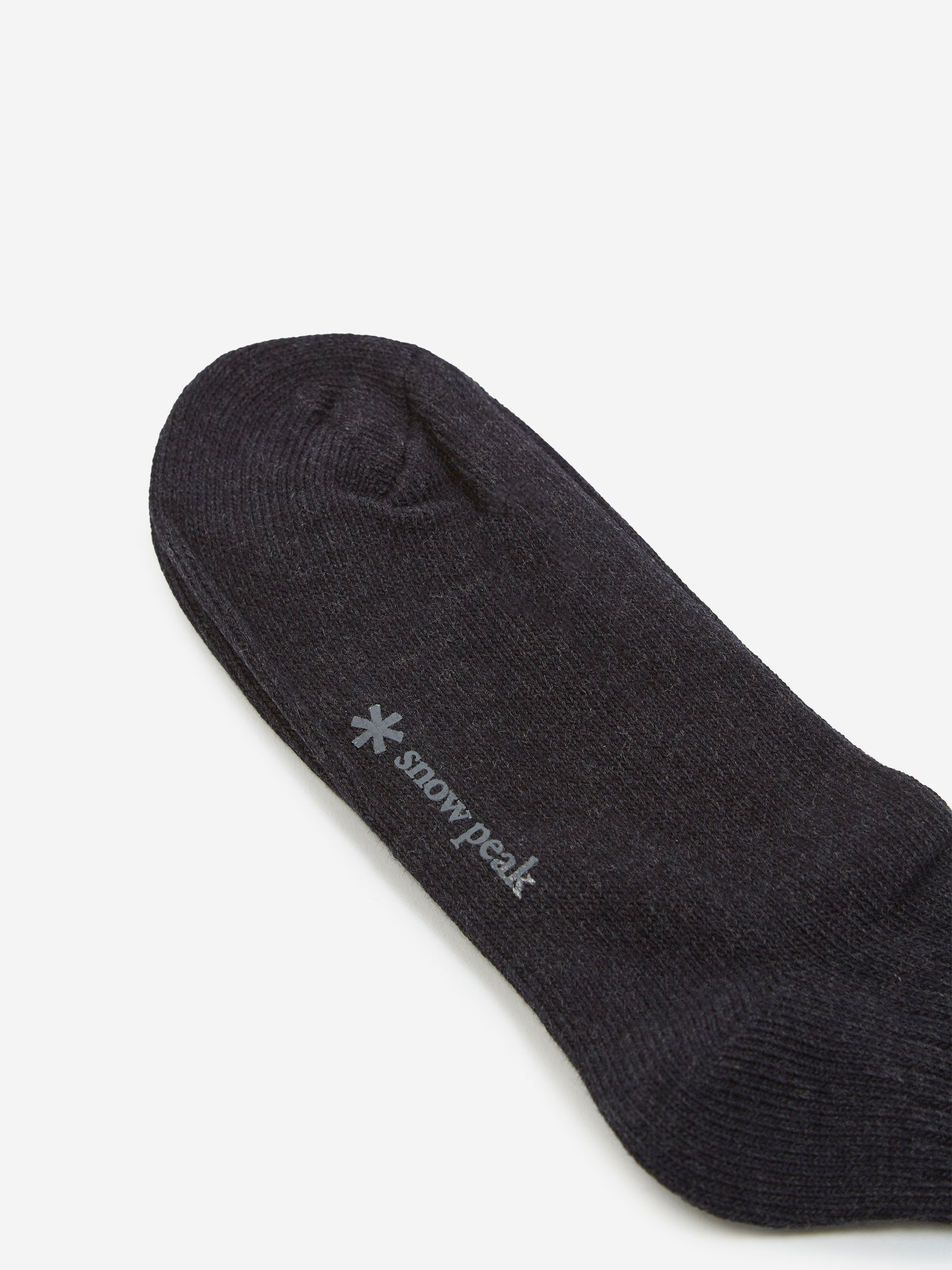 Snow Peak Recycled Cotton Sock M - Black – Goodhood