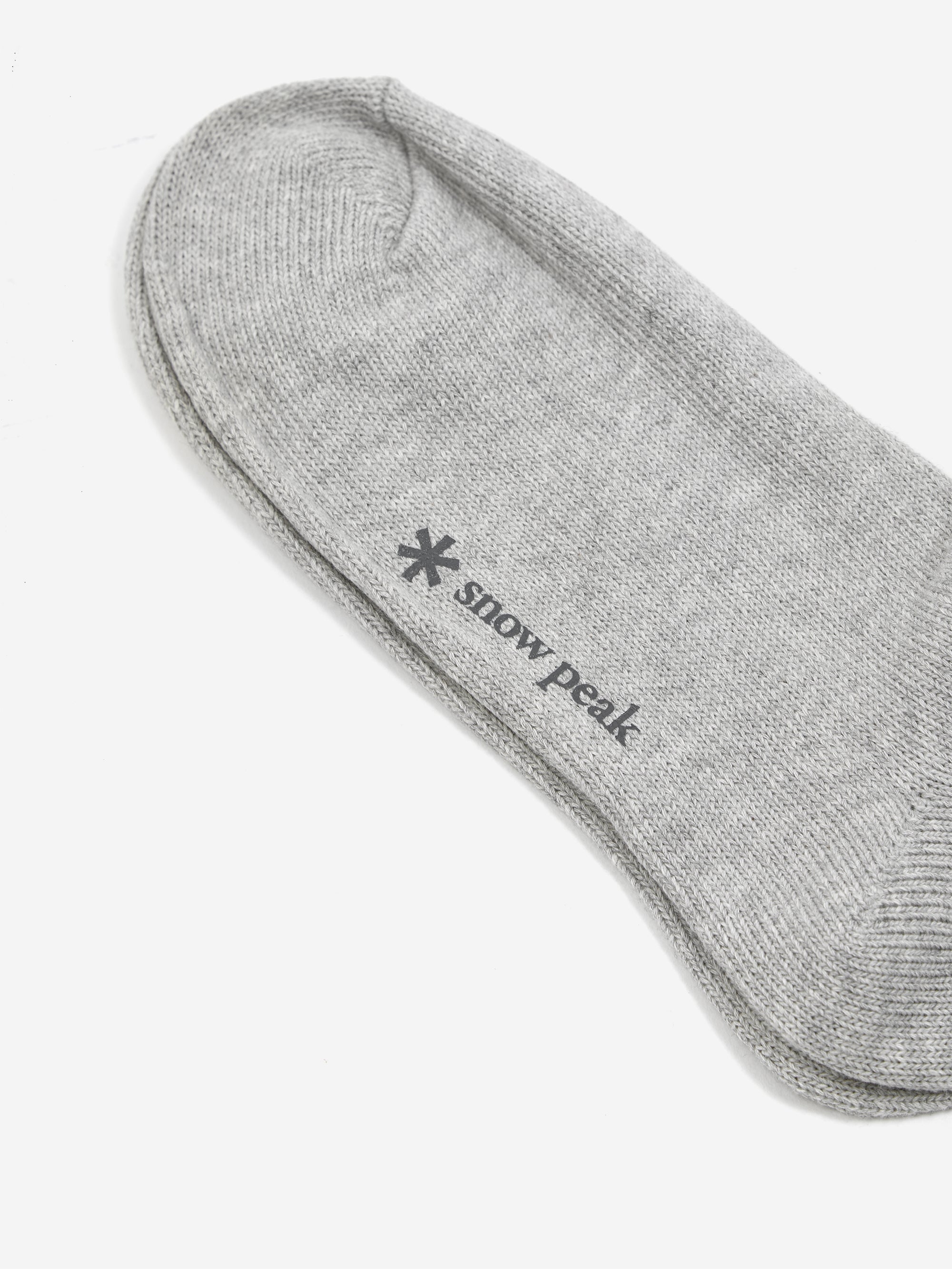 Snow Peak Recycled Cotton Sock M - Grey – Goodhood