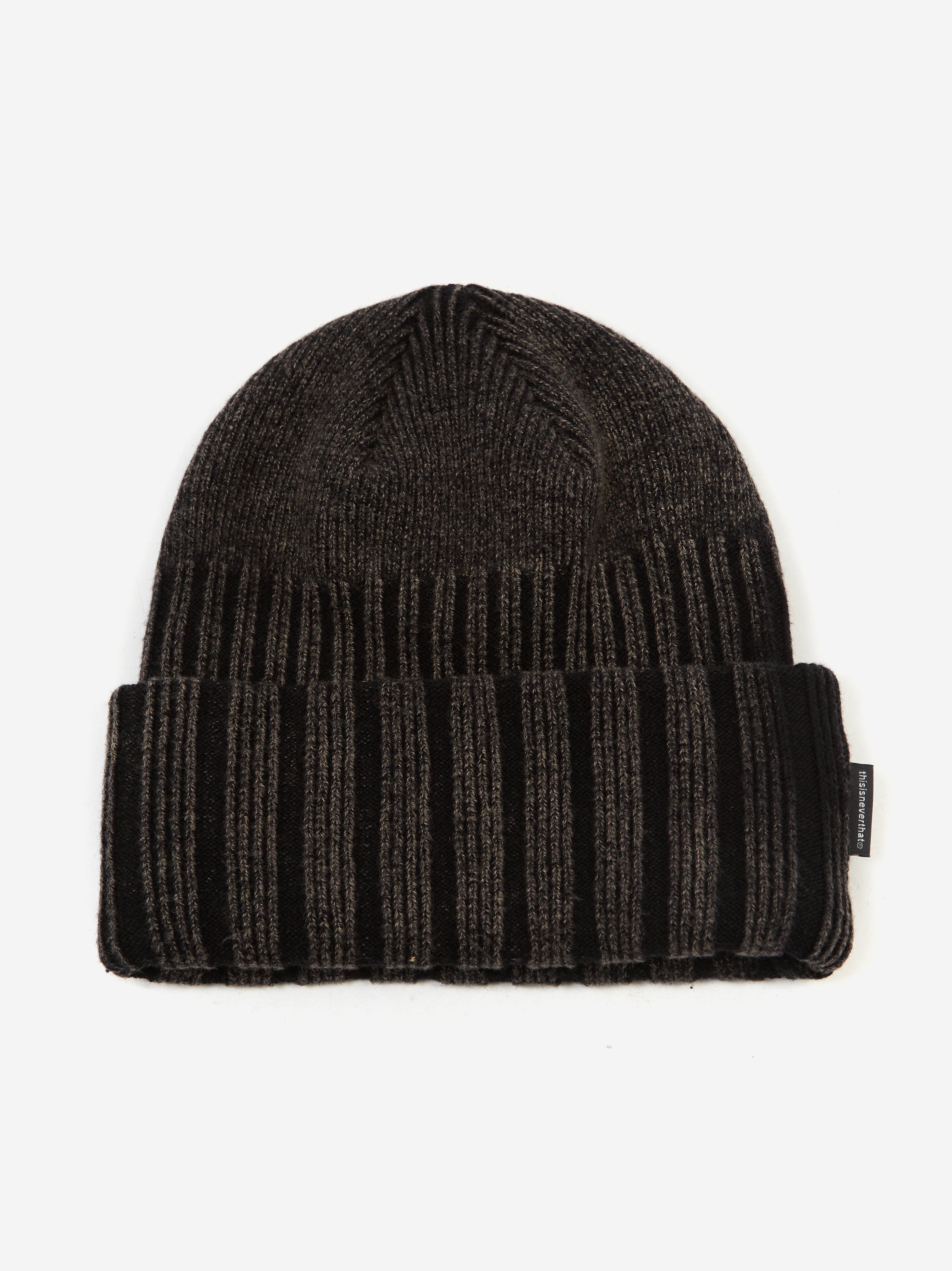 thisisneverthat Bleached Beanie - Black – Goodhood