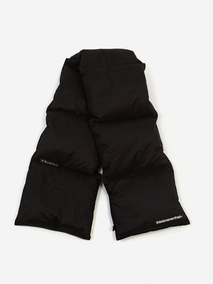 thisisneverthat PERETEX Down Scarf - Black – Goodhood