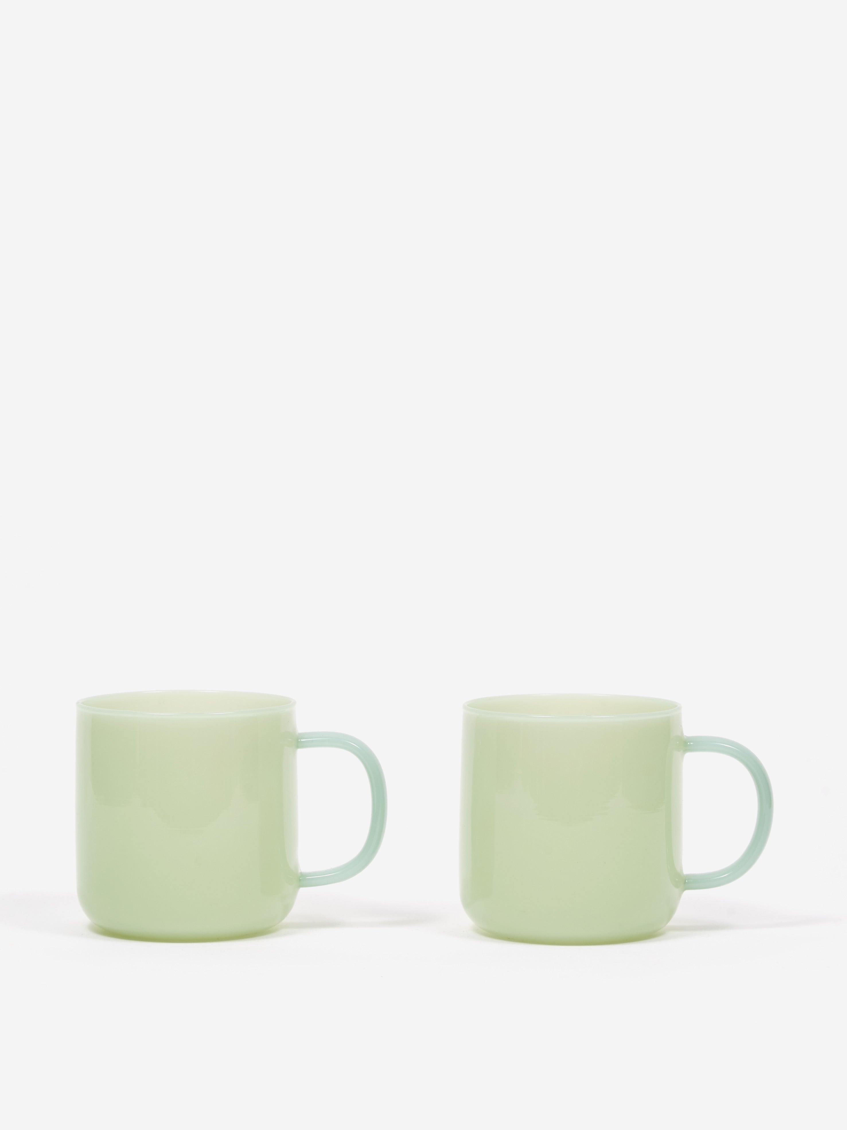 HAY Borosilicate Mug Set of 2 - Jade Light Green – Goodhood