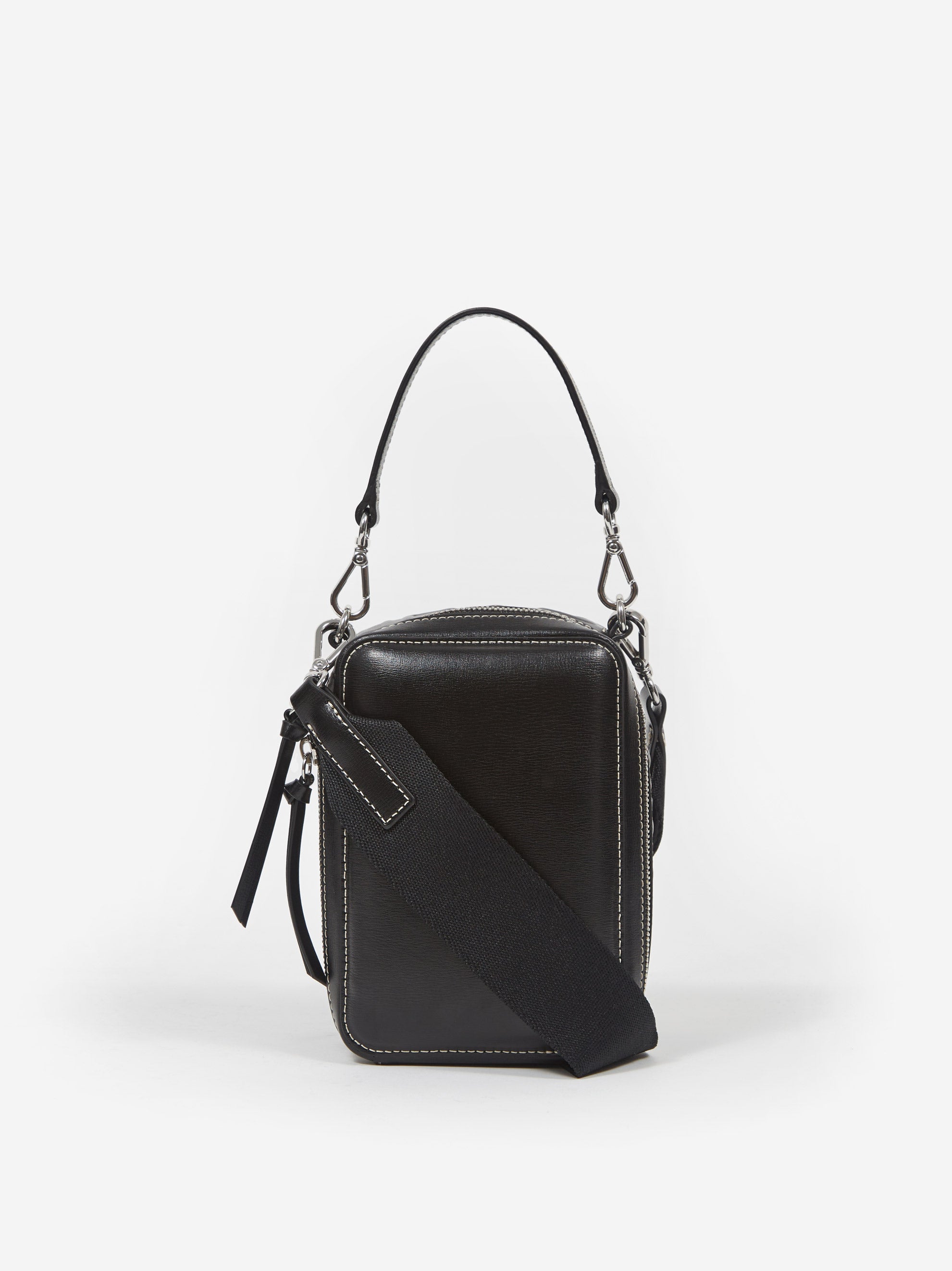 Ganni Leather Camera Bag - Black – Goodhood