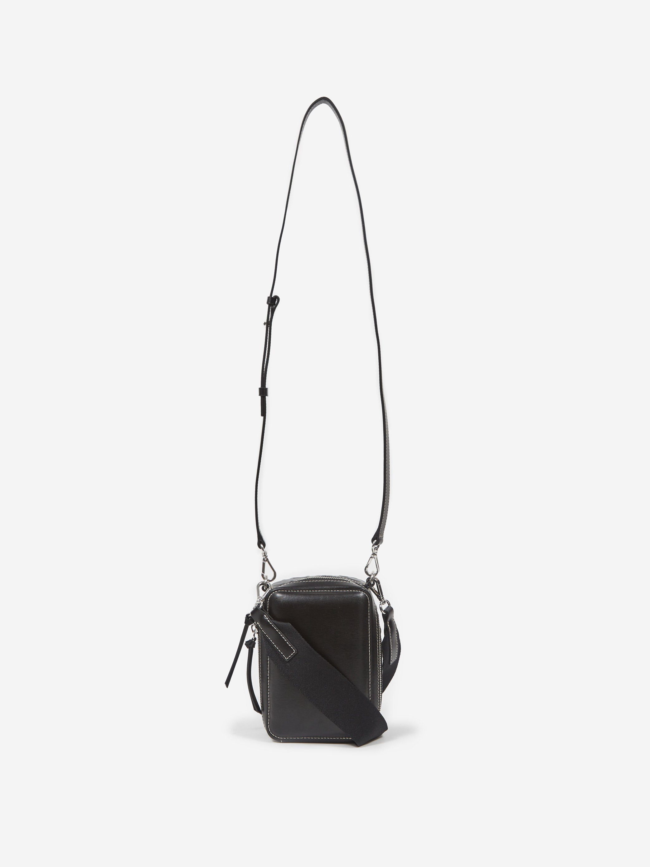 Ganni Leather Camera Bag - Black – Goodhood