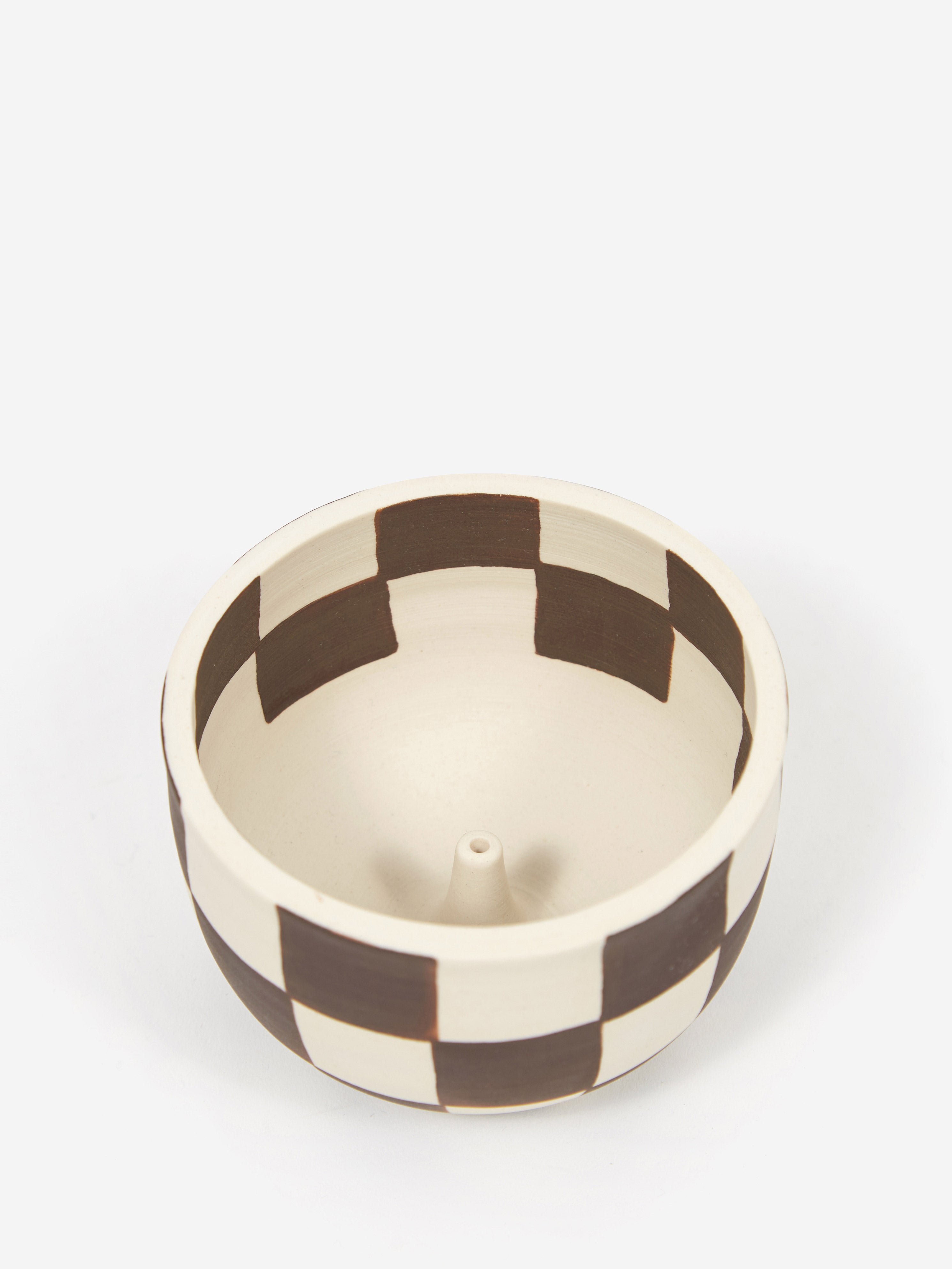 Mellow Medium Incense Bowl - Inside and Outside Check - Porcelain ...