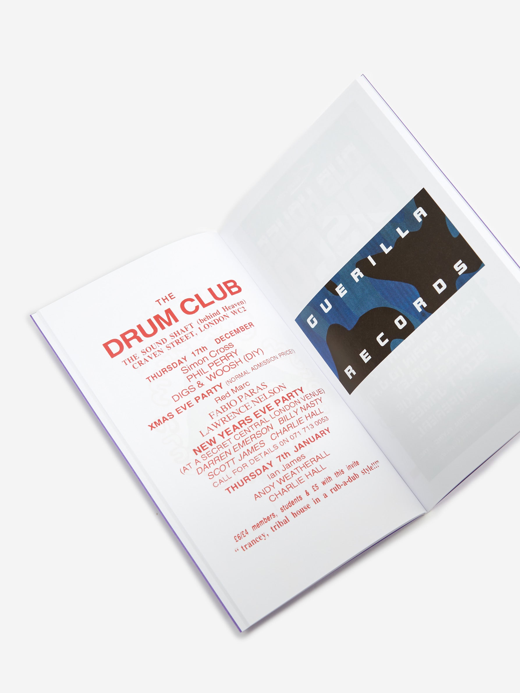 London Rave Flyers 1990-1996 - Purple – Goodhood