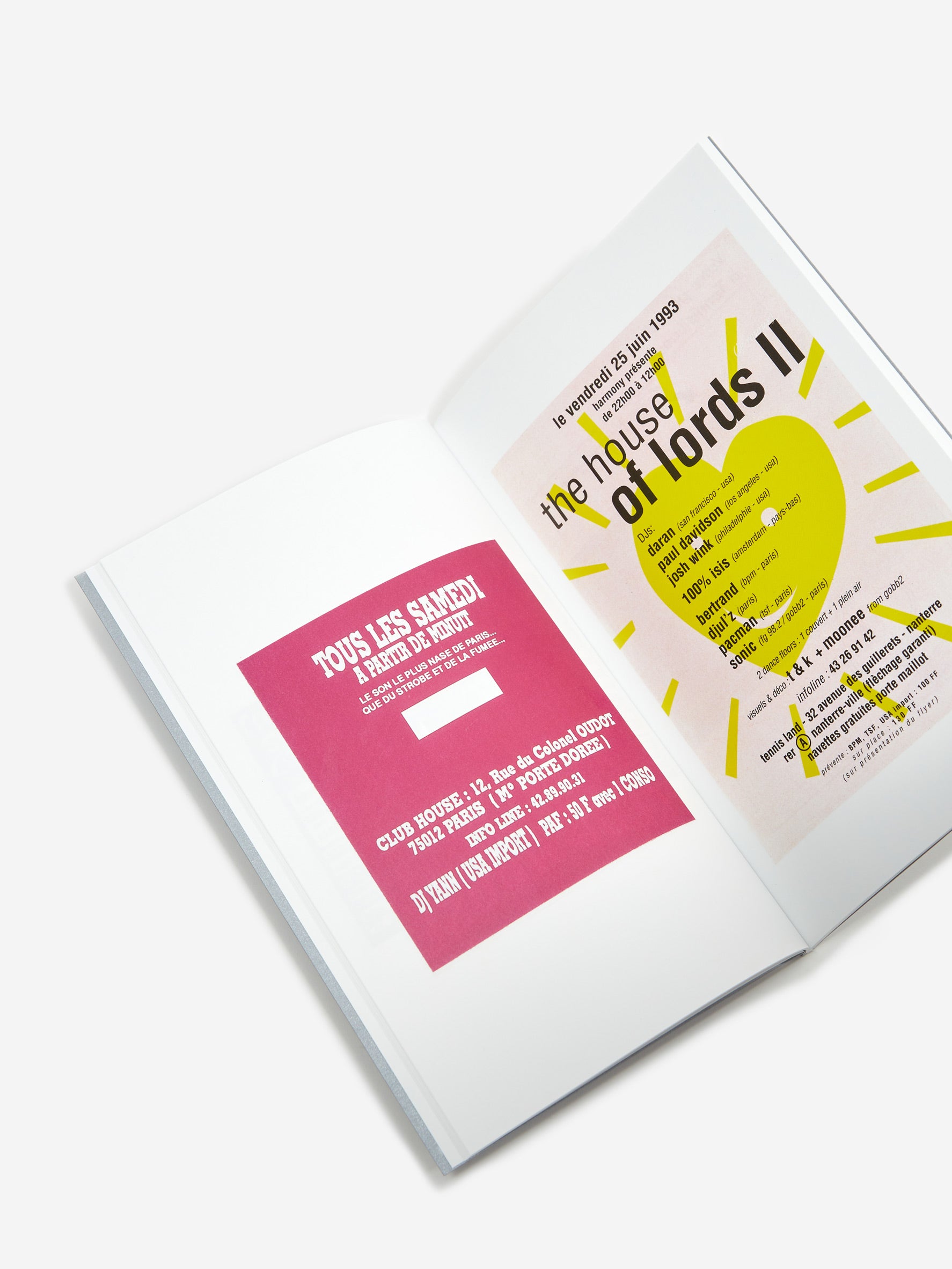 Paris Rave Flyers 1991-1994 - Silver – Goodhood