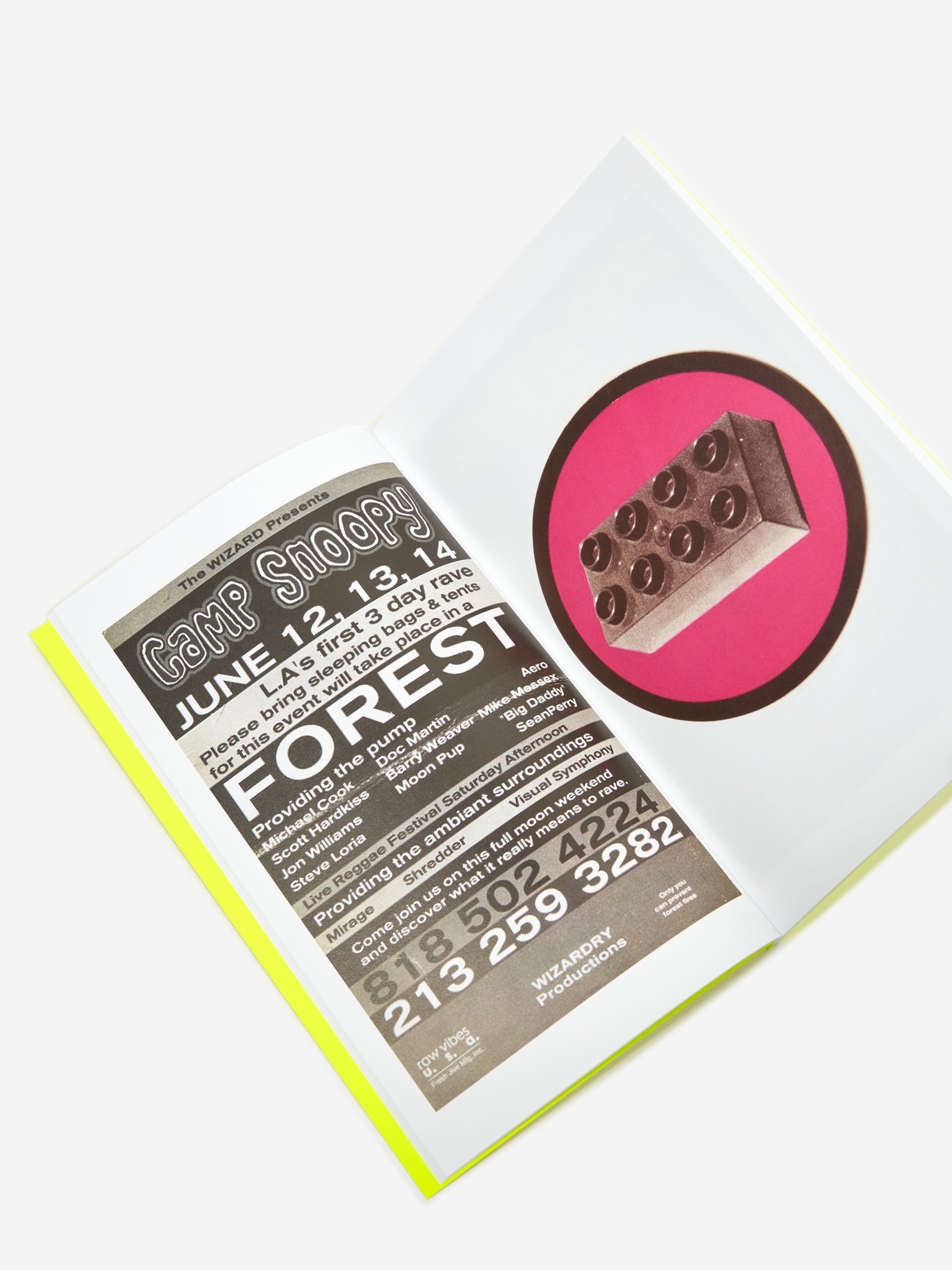 Los Angeles Rave Flyers 1991-1994 - Yellow – Goodhood