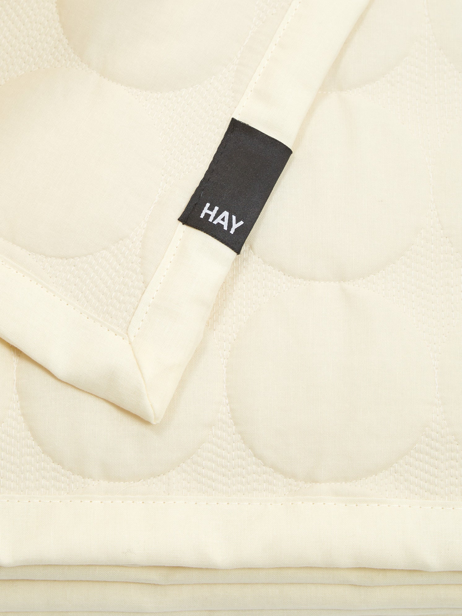 HAY Mega Dot Bedspread - 195cm x 245cm - Ivory – Goodhood