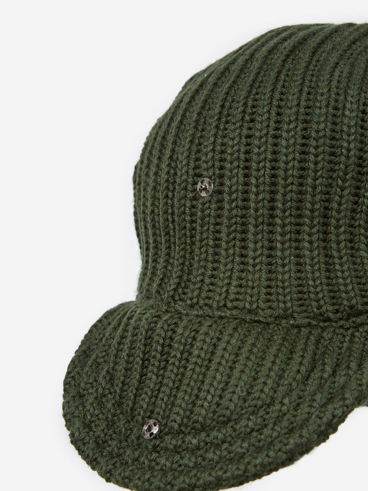South2 West8 Bomber Cap - W/A Knit - Dark Green – Goodhood