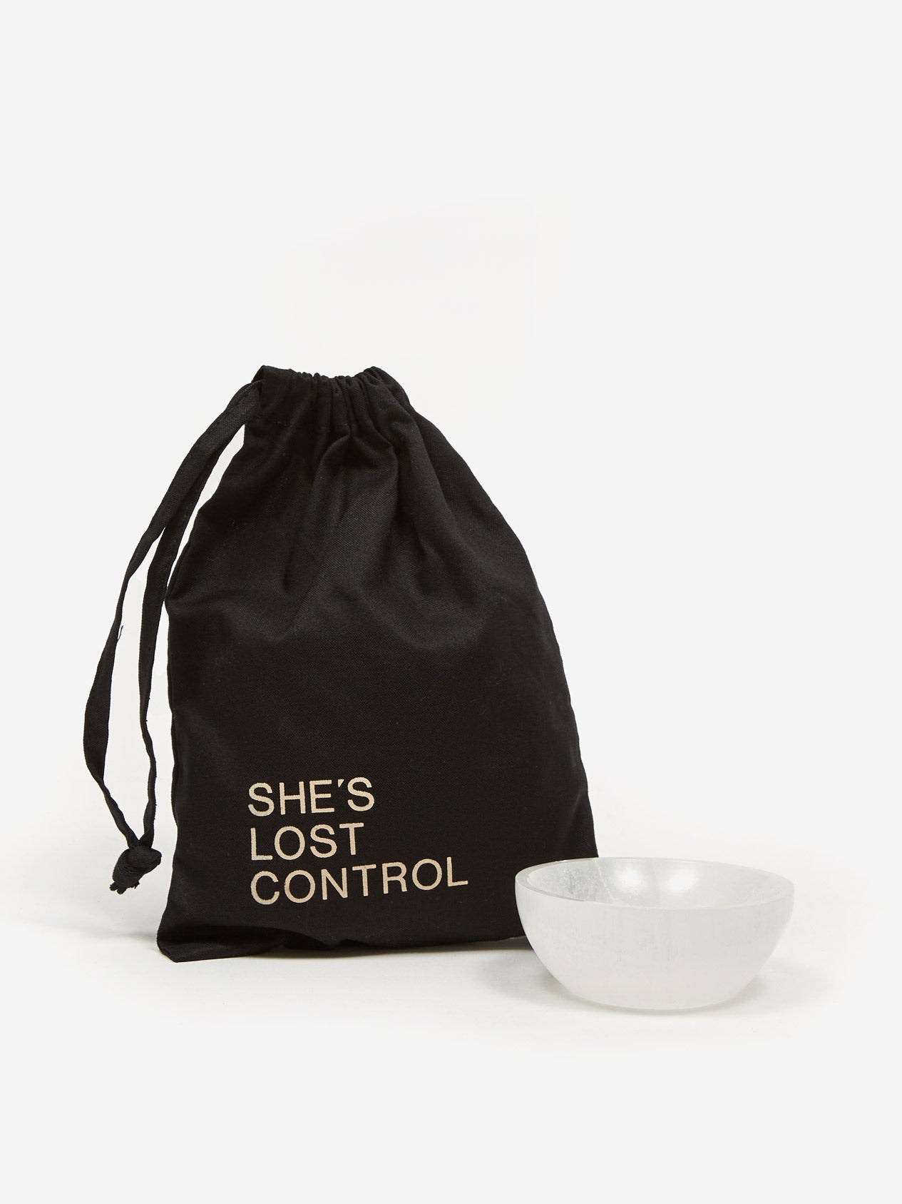 She's Lost Control Selentine Dish 8cm - White – Goodhood