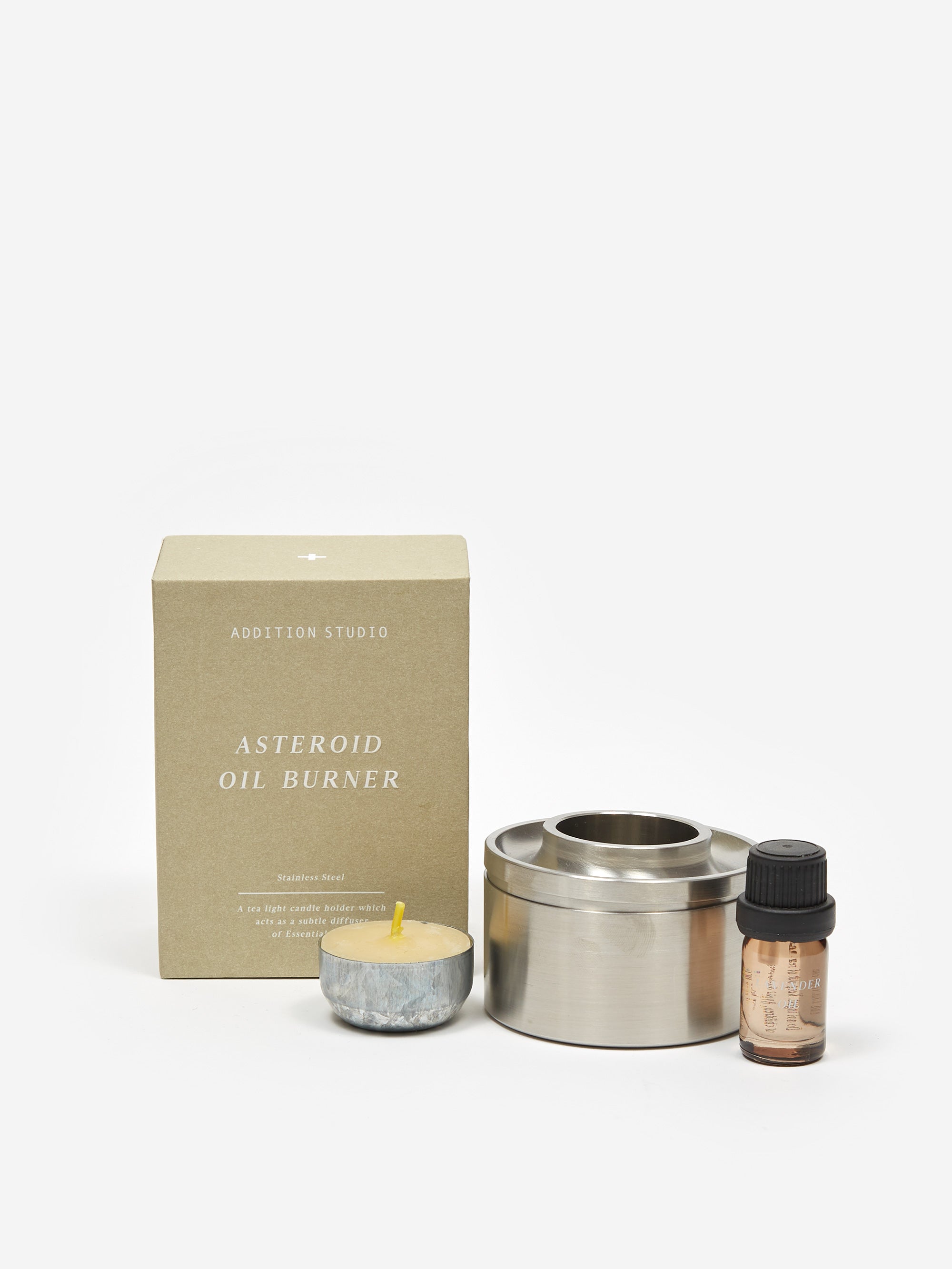 Addition Studio Asteroid Oil Burner - Stainless Steel – Goodhood