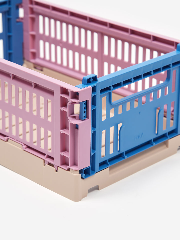 HAY Recycled Colour Crate Mix - Small - Dusty Rose – Goodhood