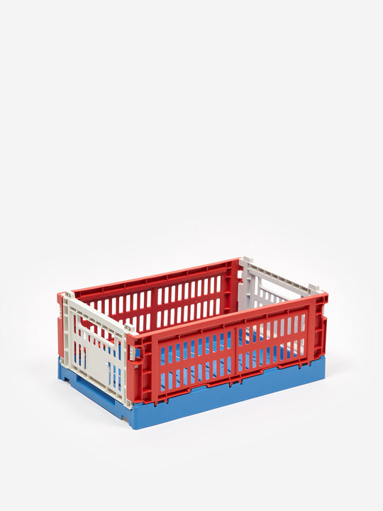 HAY Recycled Colour Crate Mix - Small - Red – Goodhood