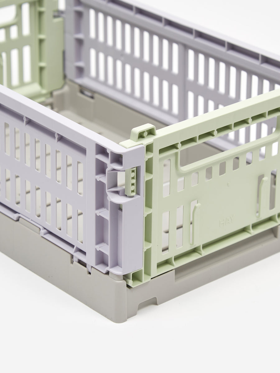 HAY Recycled Colour Crate Mix - Small - Lavender – Goodhood