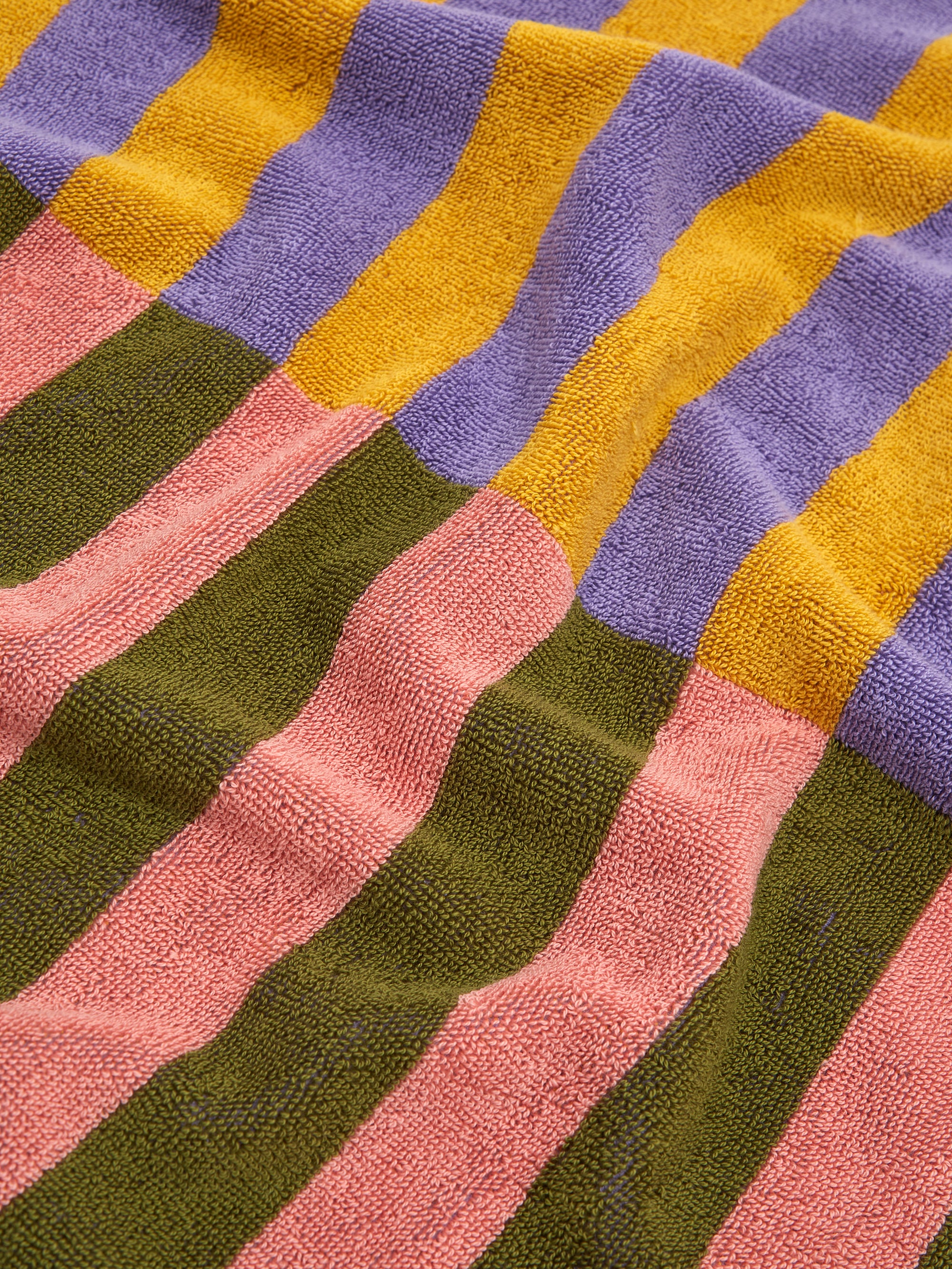 BAGGU Hand Towel Set of 2 - Sunset Quilt Stripe – Goodhood