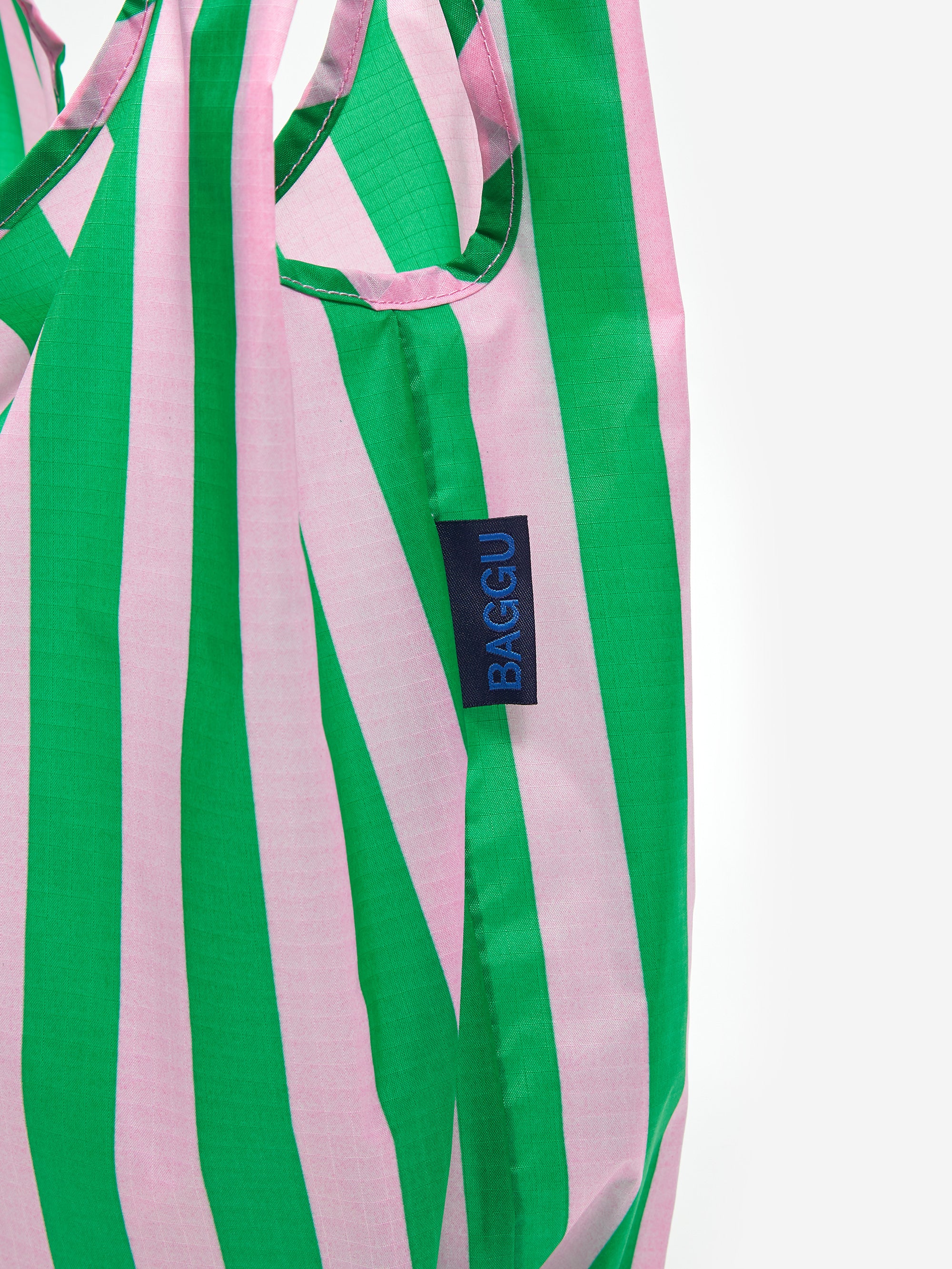 BAGGU Baby Baggu - Pink Green Awning Stripe – Goodhood