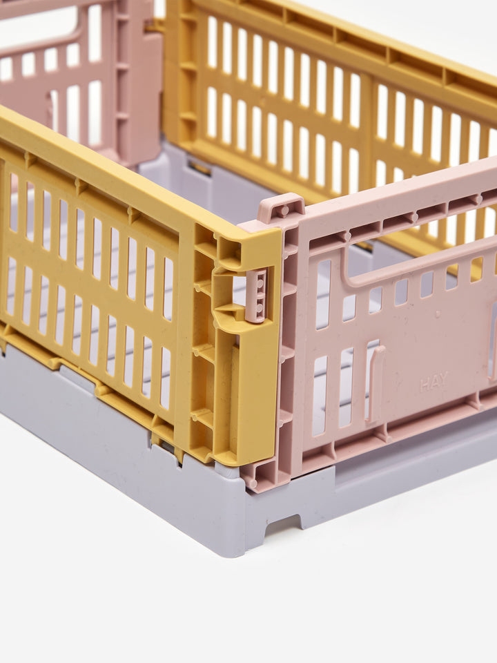 HAY Recycled Colour Crate Mix - Small - Golden Yellow – Goodhood