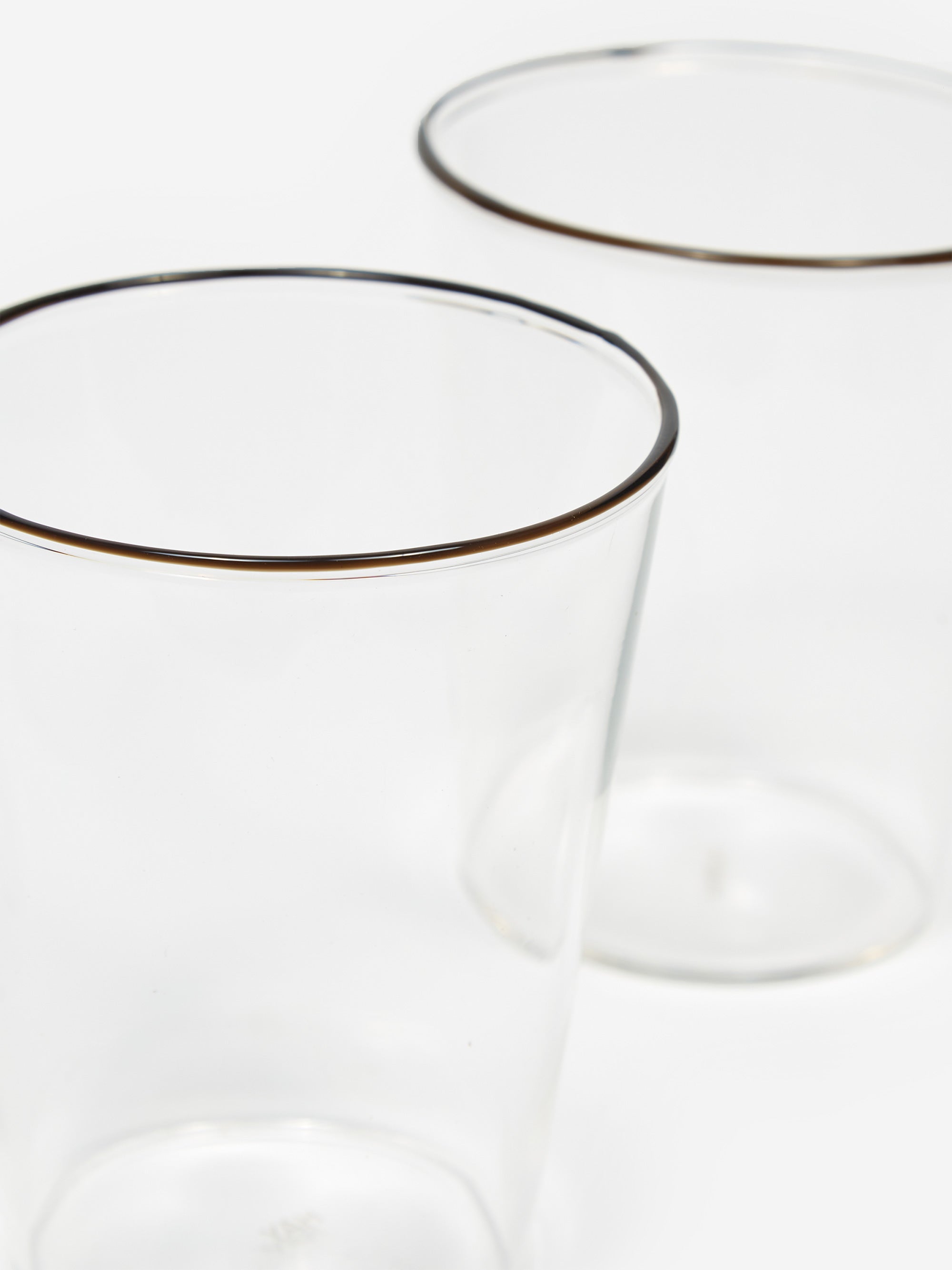 HAY Rim Glasses Set of 2 - Clear/Black – Goodhood