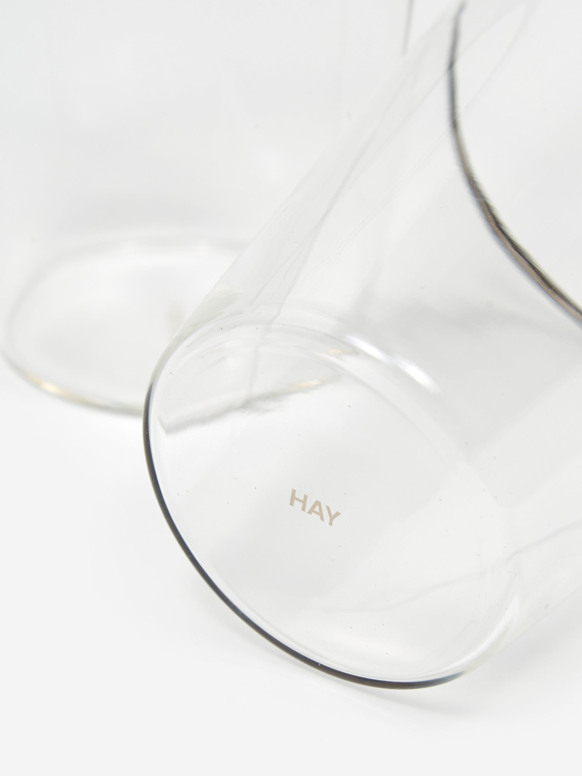 HAY Rim Glasses Set of 2 - Clear/Black – Goodhood