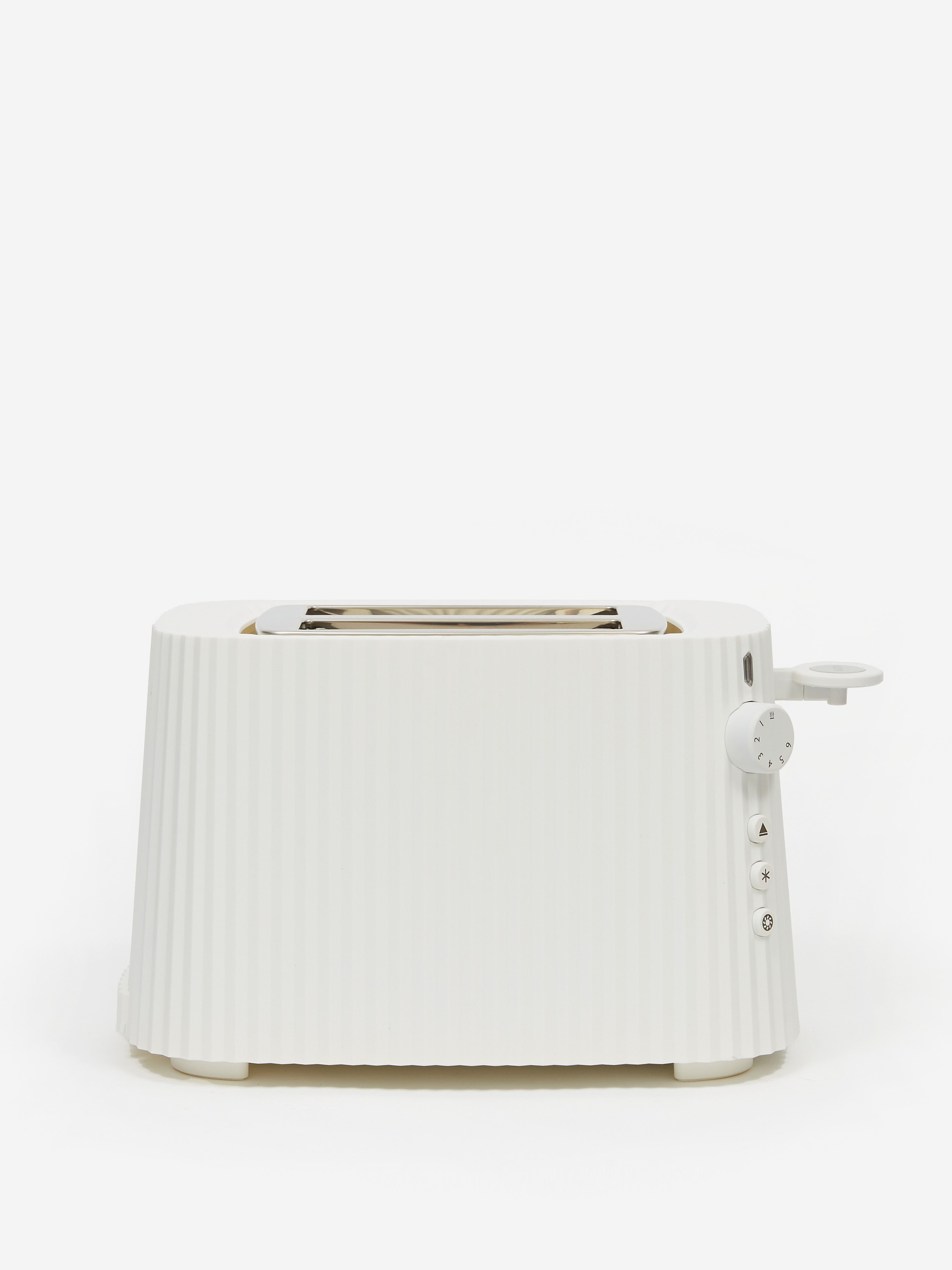 ALESSI Plisse 2 Slice Toaster - White – Goodhood