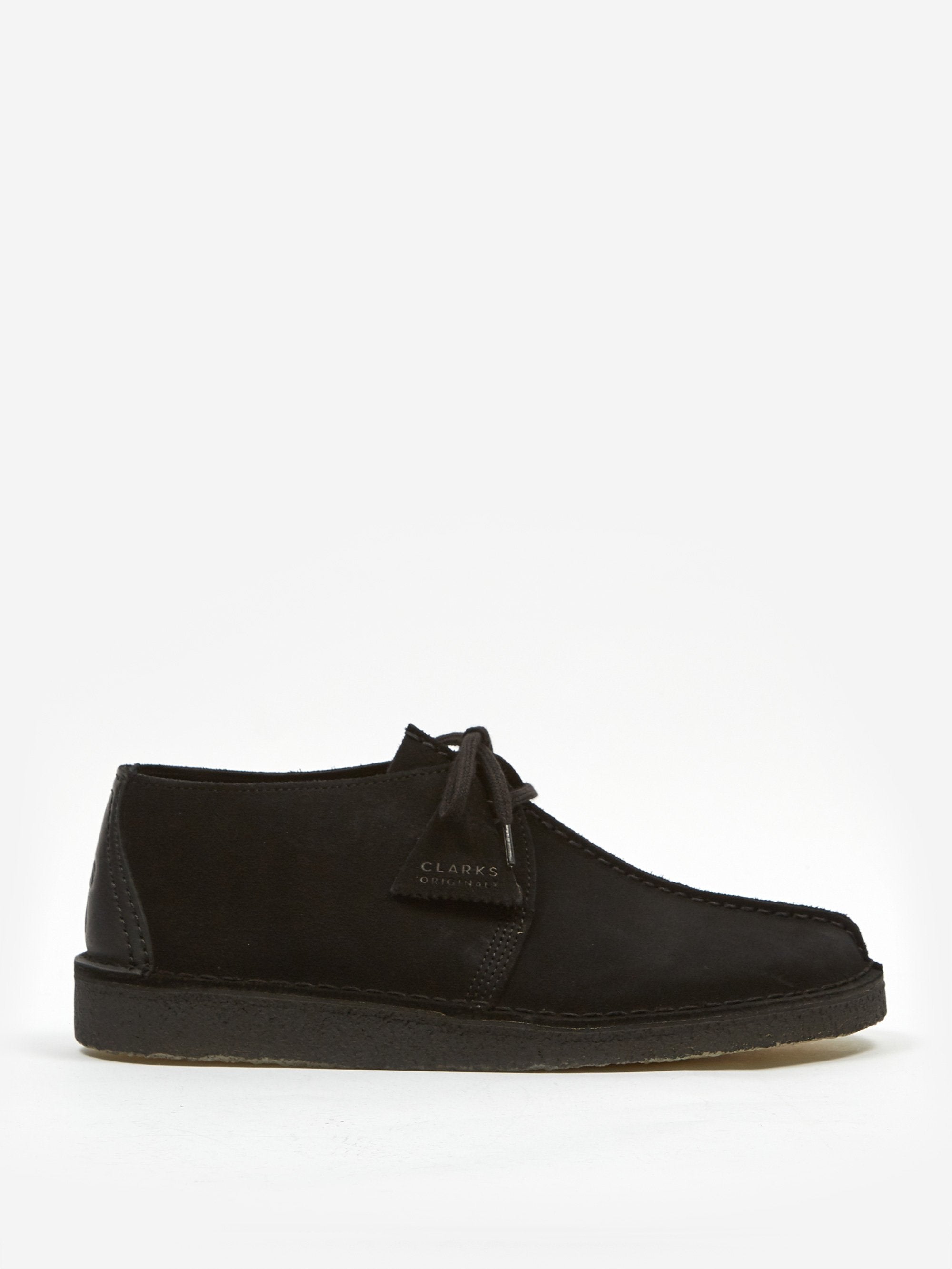 Clarks Originals Desert Trek - Black Suede – Goodhood