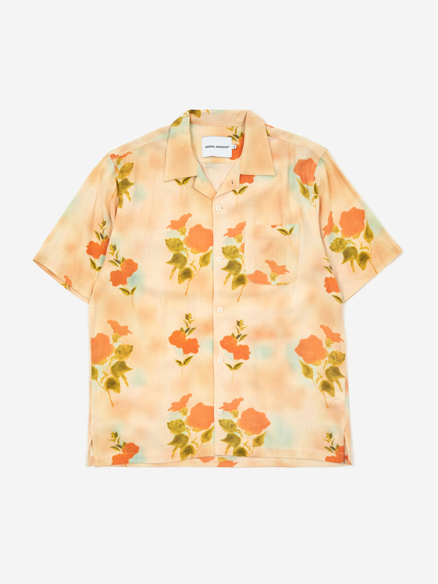 General Admission Print Linen Button Up Shirt - Floral – Goodhood