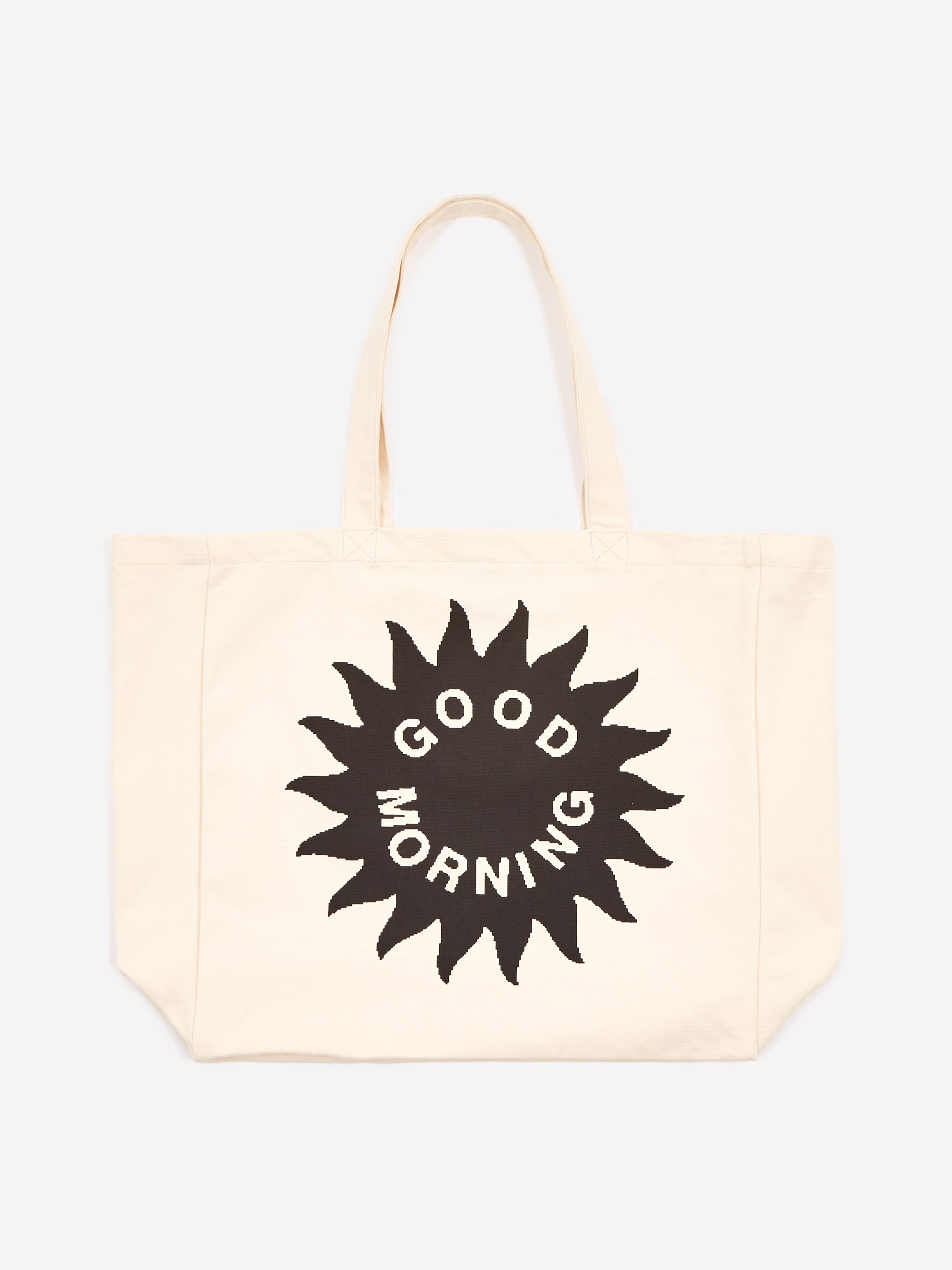 Good Morning Tapes All Welcome Canvas Tote Bag - Natural – Goodhood