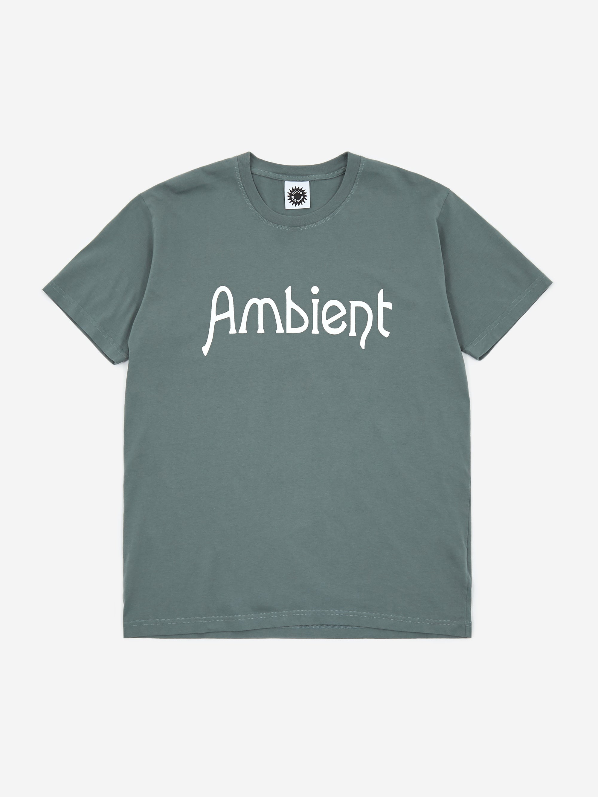 Good Morning Tapes Ambient Shortsleeve T-Shirt - Stone Blue | Goodhood