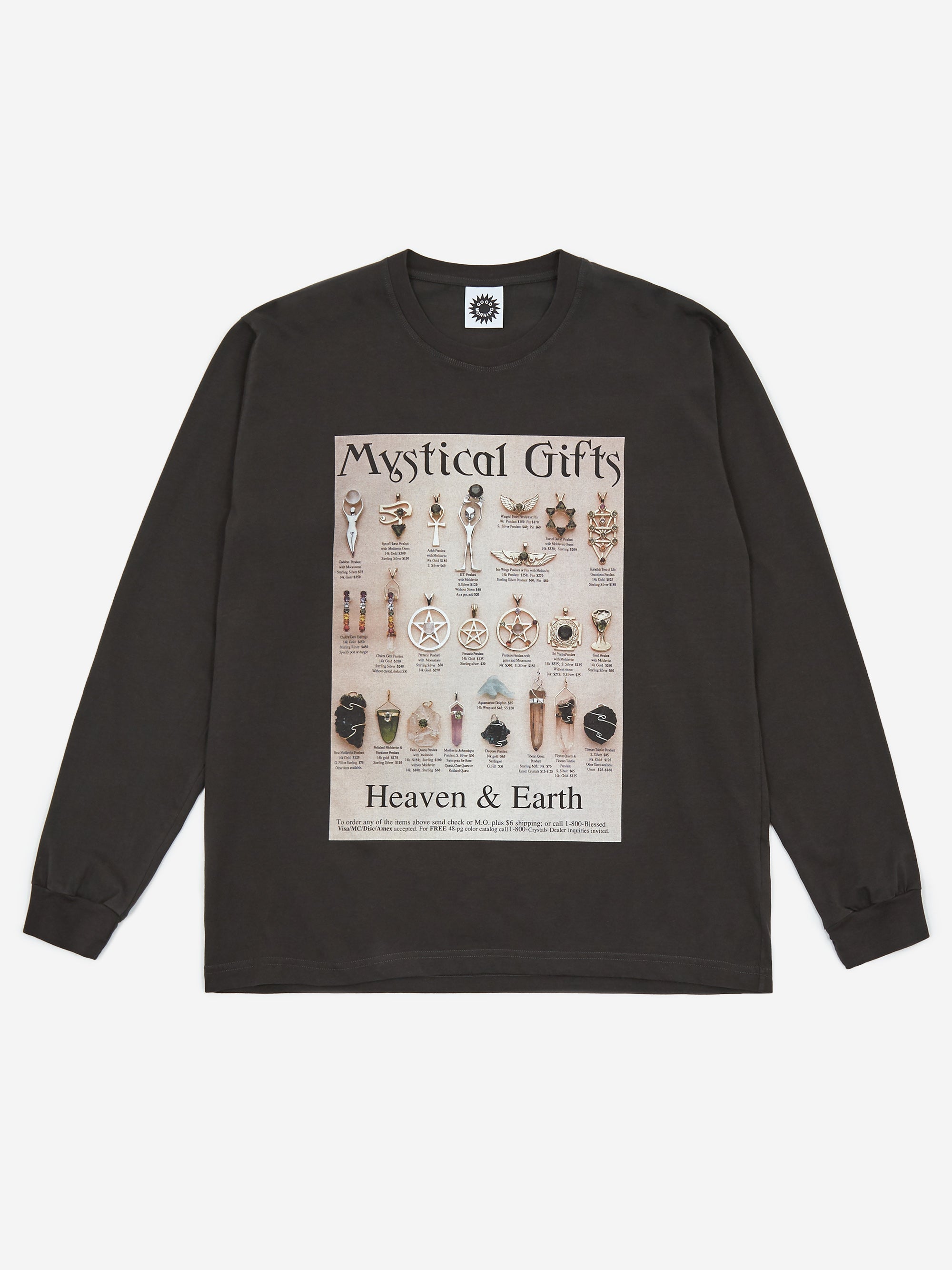 Good Morning Tapes Mystical Gifts Longsleeve T-Shirt - Charcoal Black ...