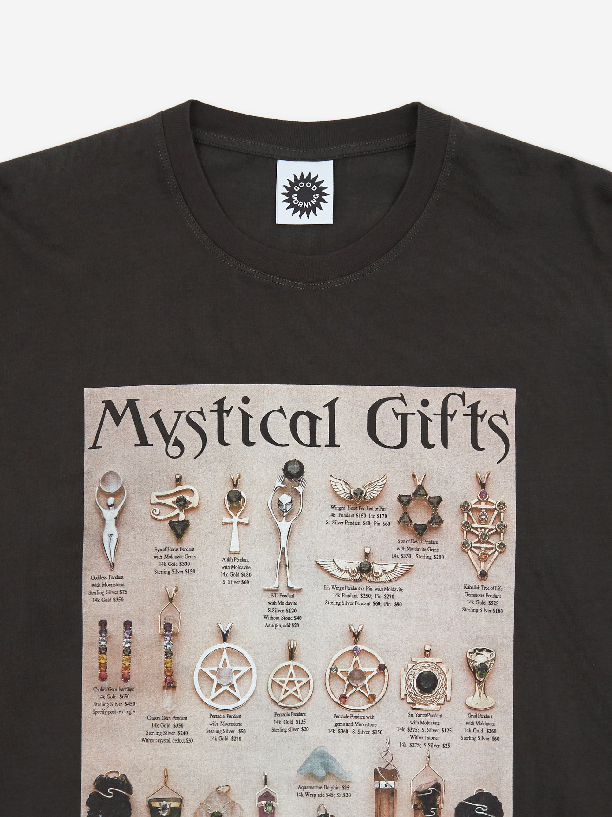 Good Morning Tapes Mystical Gifts Longsleeve T-Shirt - Charcoal Black ...