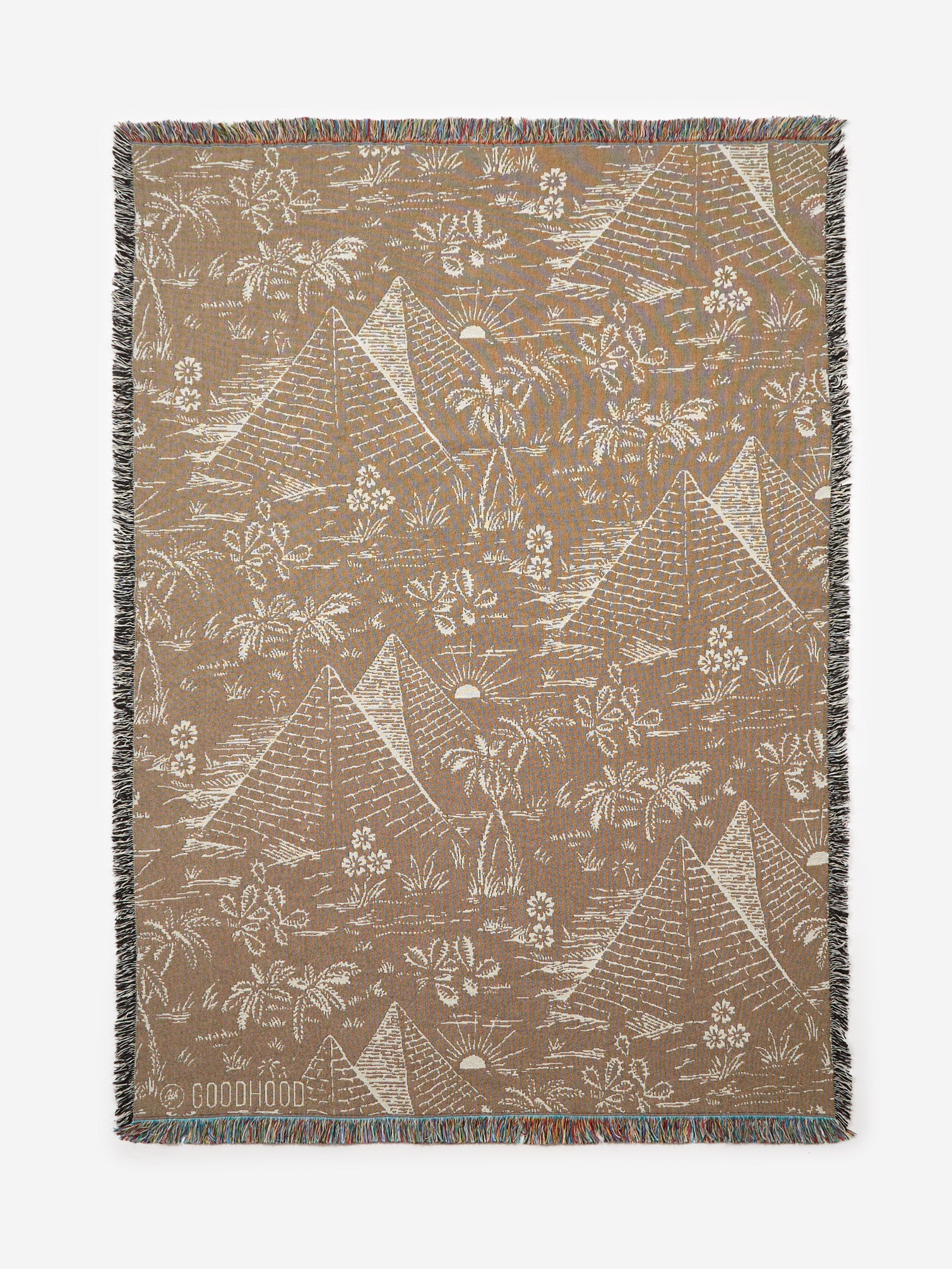 Goods by Goodhood Lifestore Art Throw - Pyramid Print
