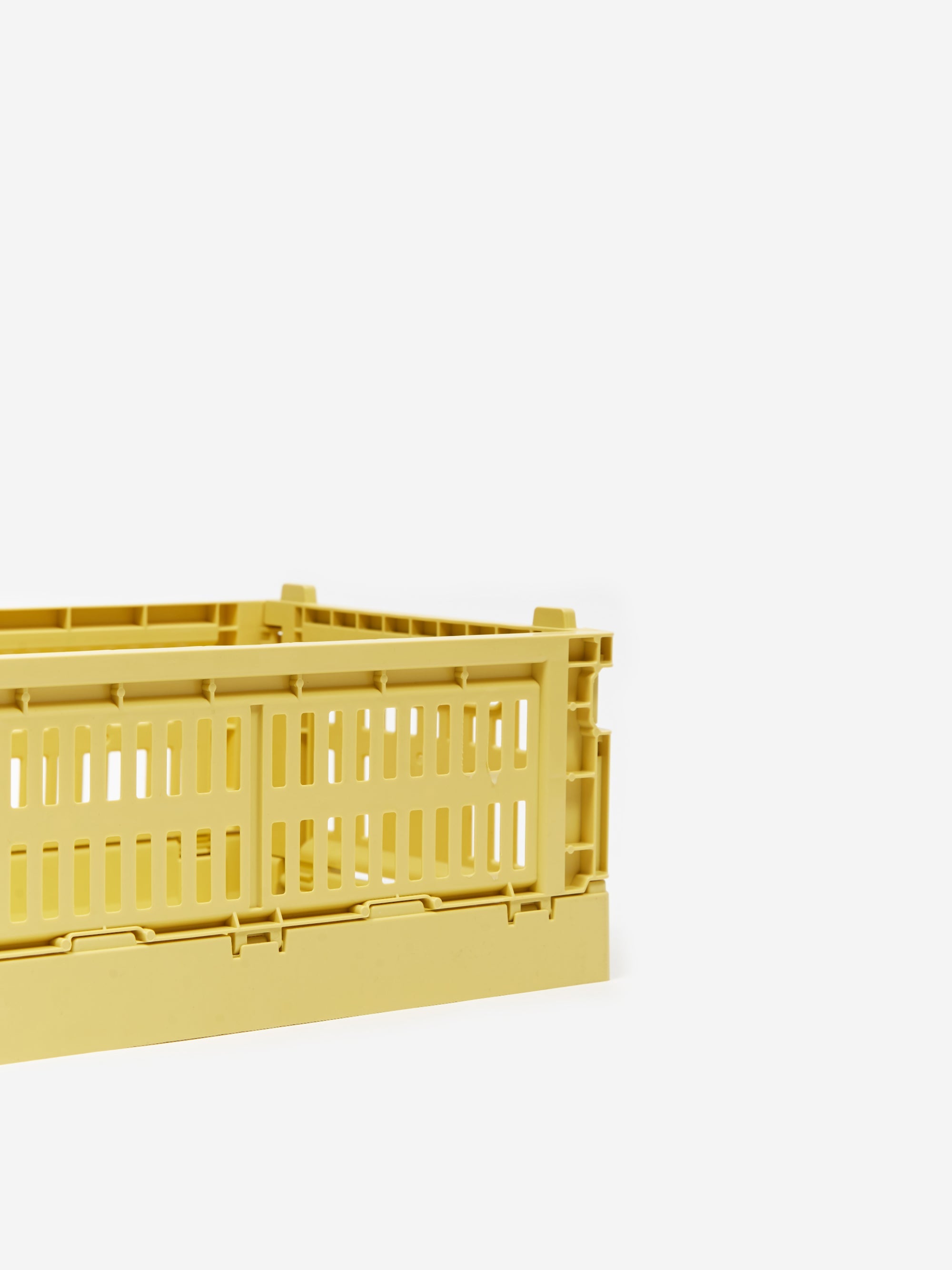 HAY Recycled Colour Crate Small - Dusty Yellow – Goodhood