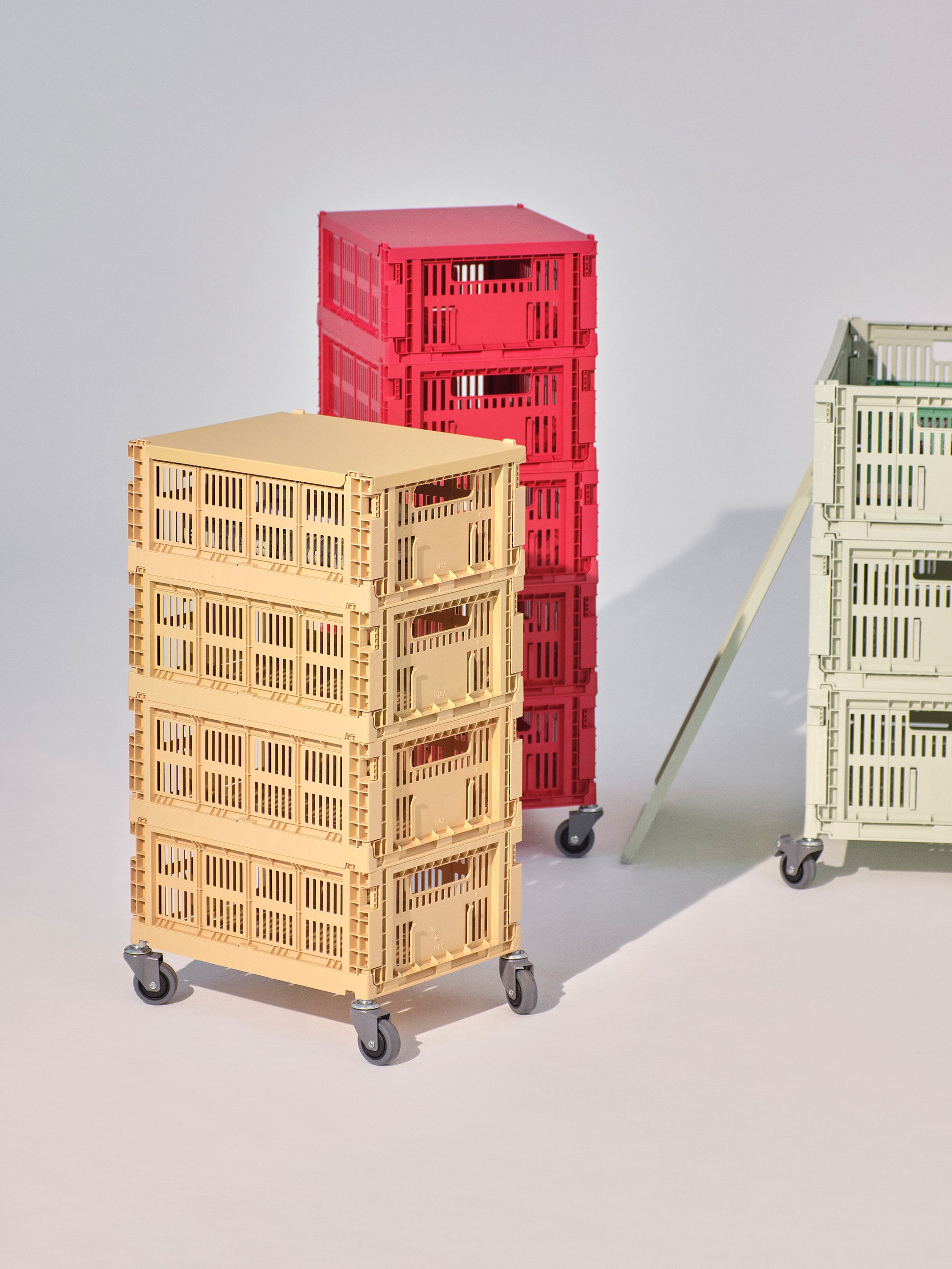 HAY Recycled Colour Crate Large - Golden Yellow – Goodhood