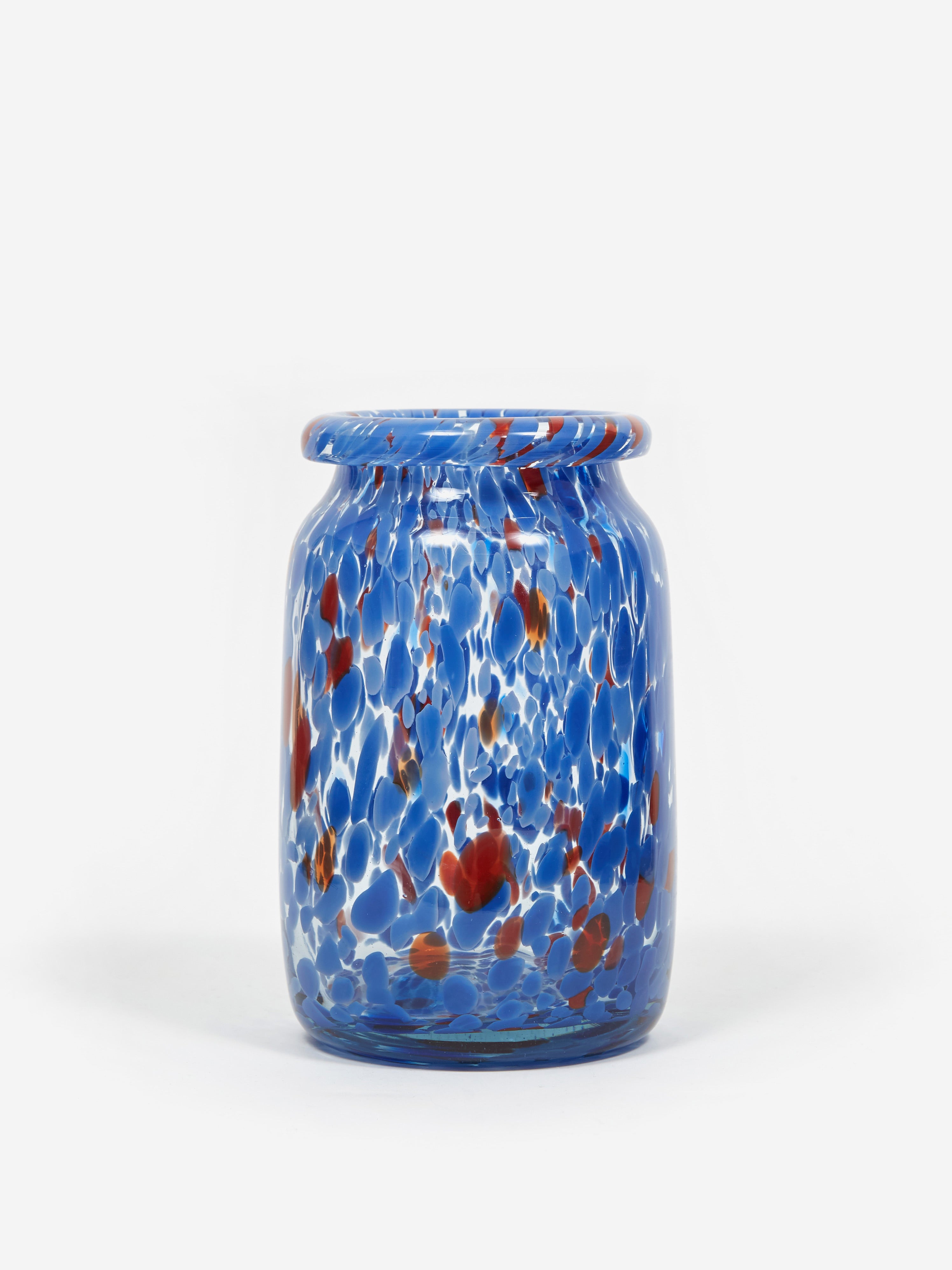 HAY Splash Vase Roll Neck Medium - Blue – Goodhood