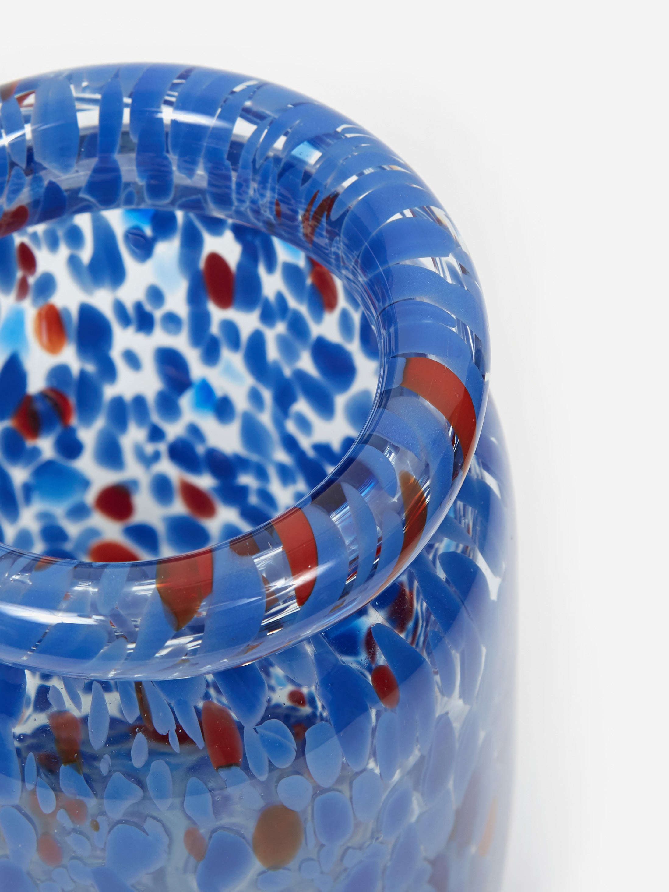 HAY Splash Vase Roll Neck Medium - Blue – Goodhood