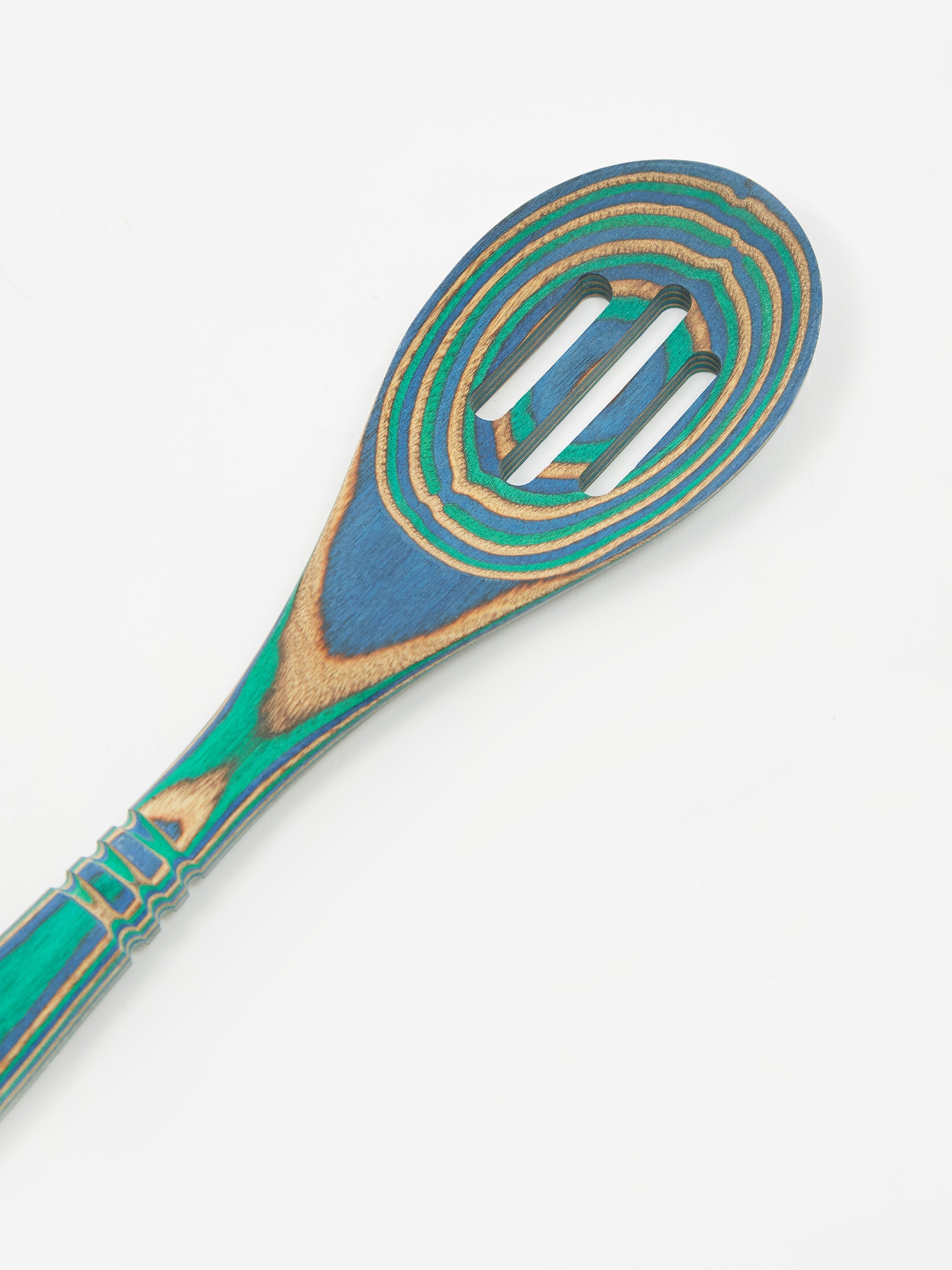 Island Bamboo Corner Spoon - Peacock – Goodhood