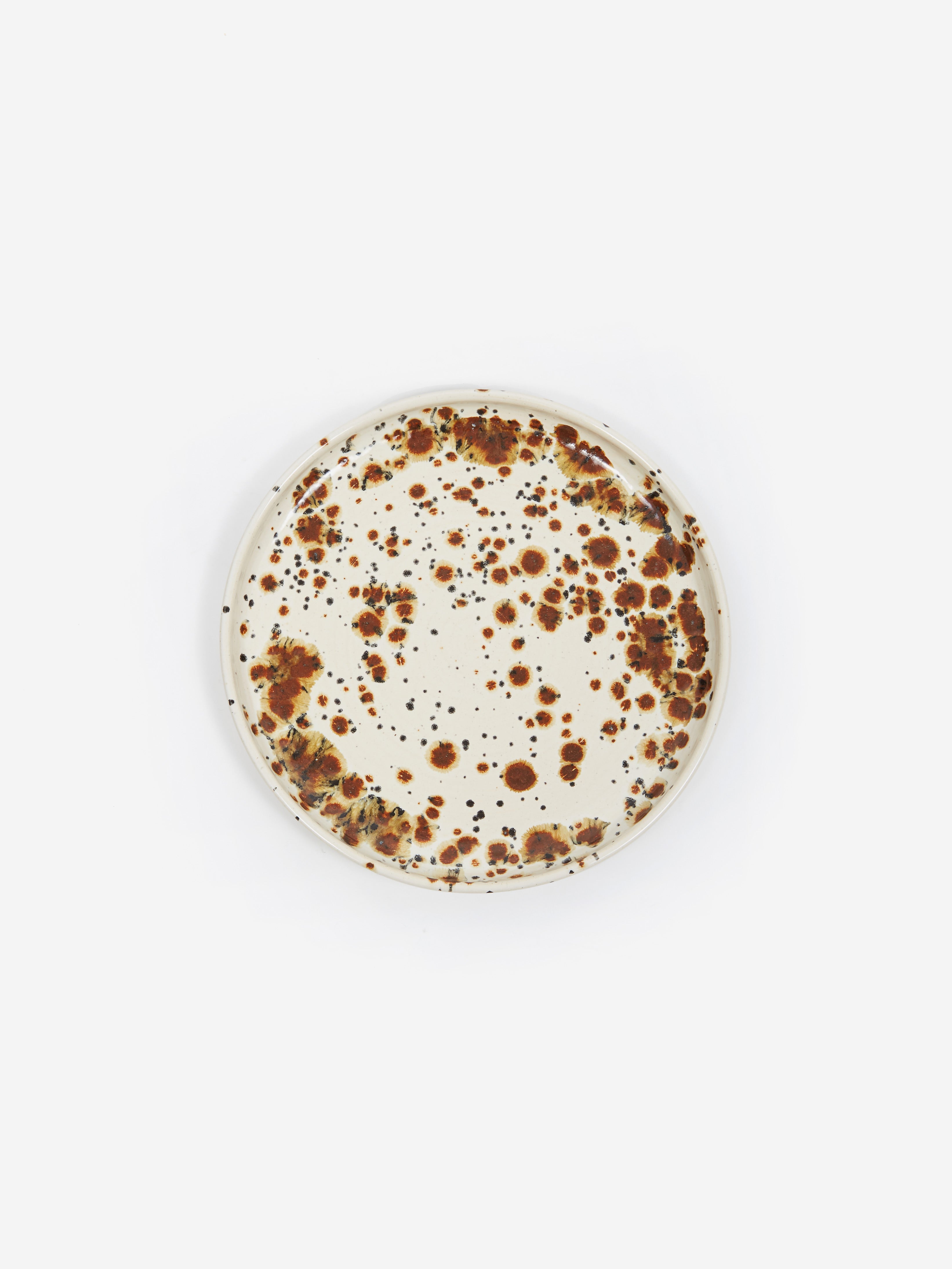 Liam Owen x Goodhood Freckle Handmade Dinner Plate - Freckle Glaze